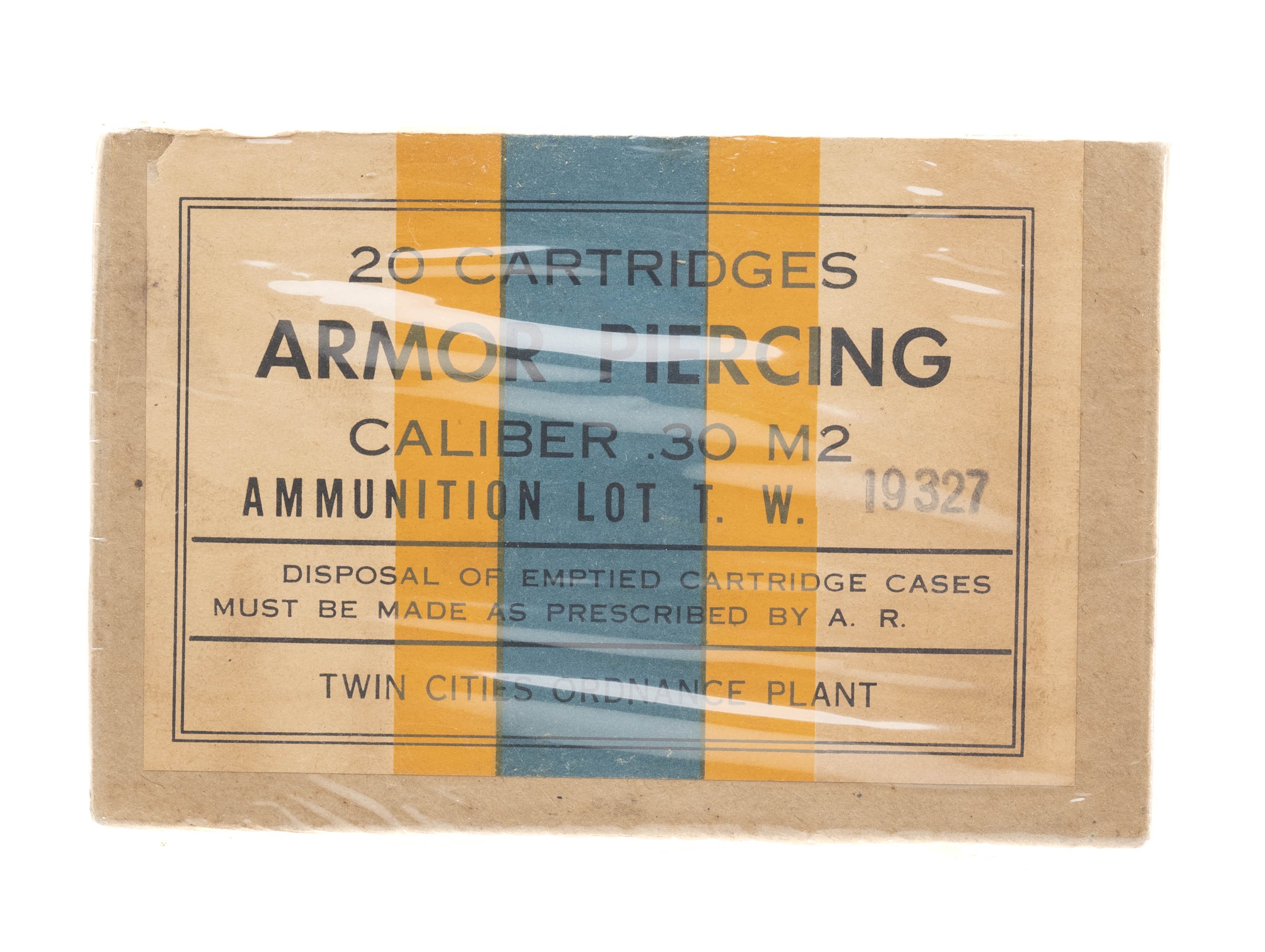 .30 Caliber M2 Armor Piercing Ammunition (AN226) - Collectors Firearms