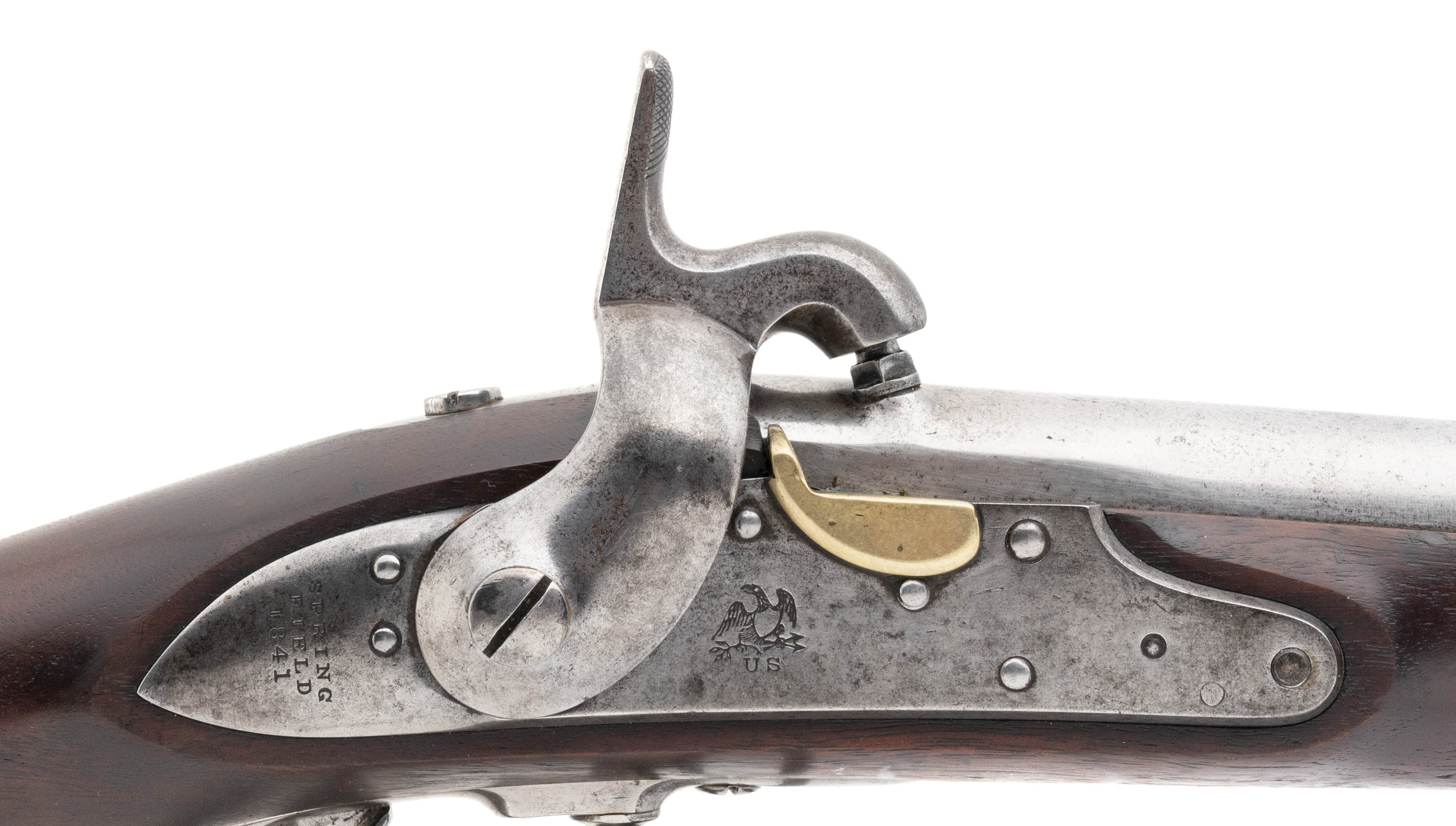 U.S. Springfield Model 1840 converted Percussion Musket .69 caliber ...