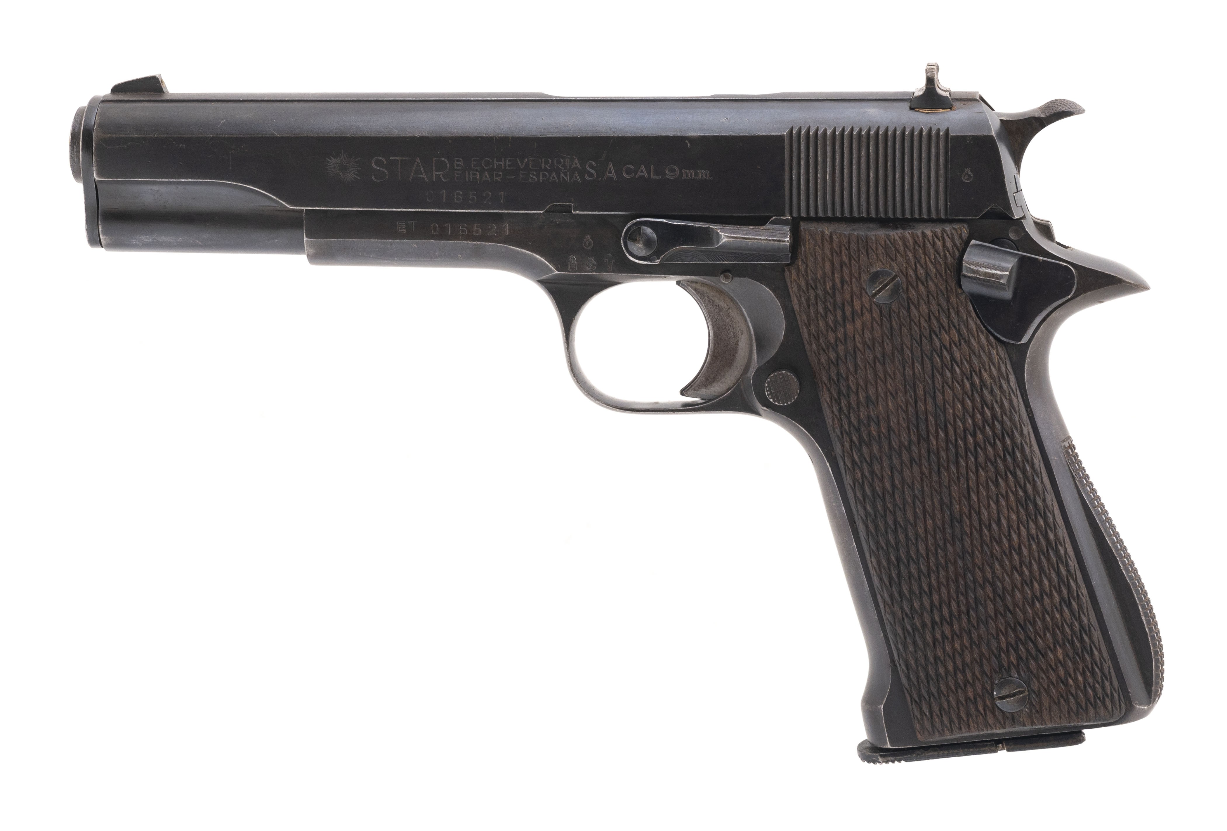 STAR Model A Super pistol 9mm Largo (PR62962) - Collectors Firearms