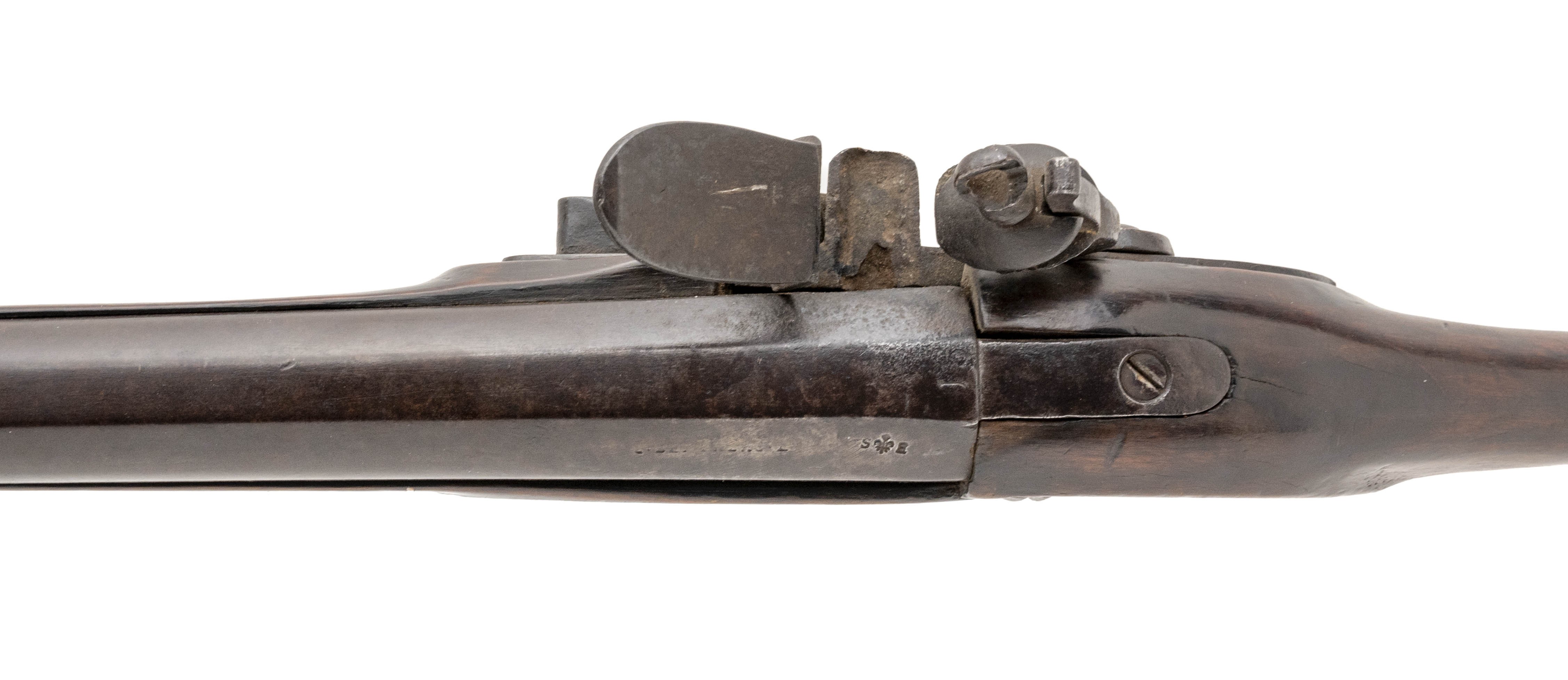 Surcharged American New England Revolutionary War Fowler .81 caliber ...