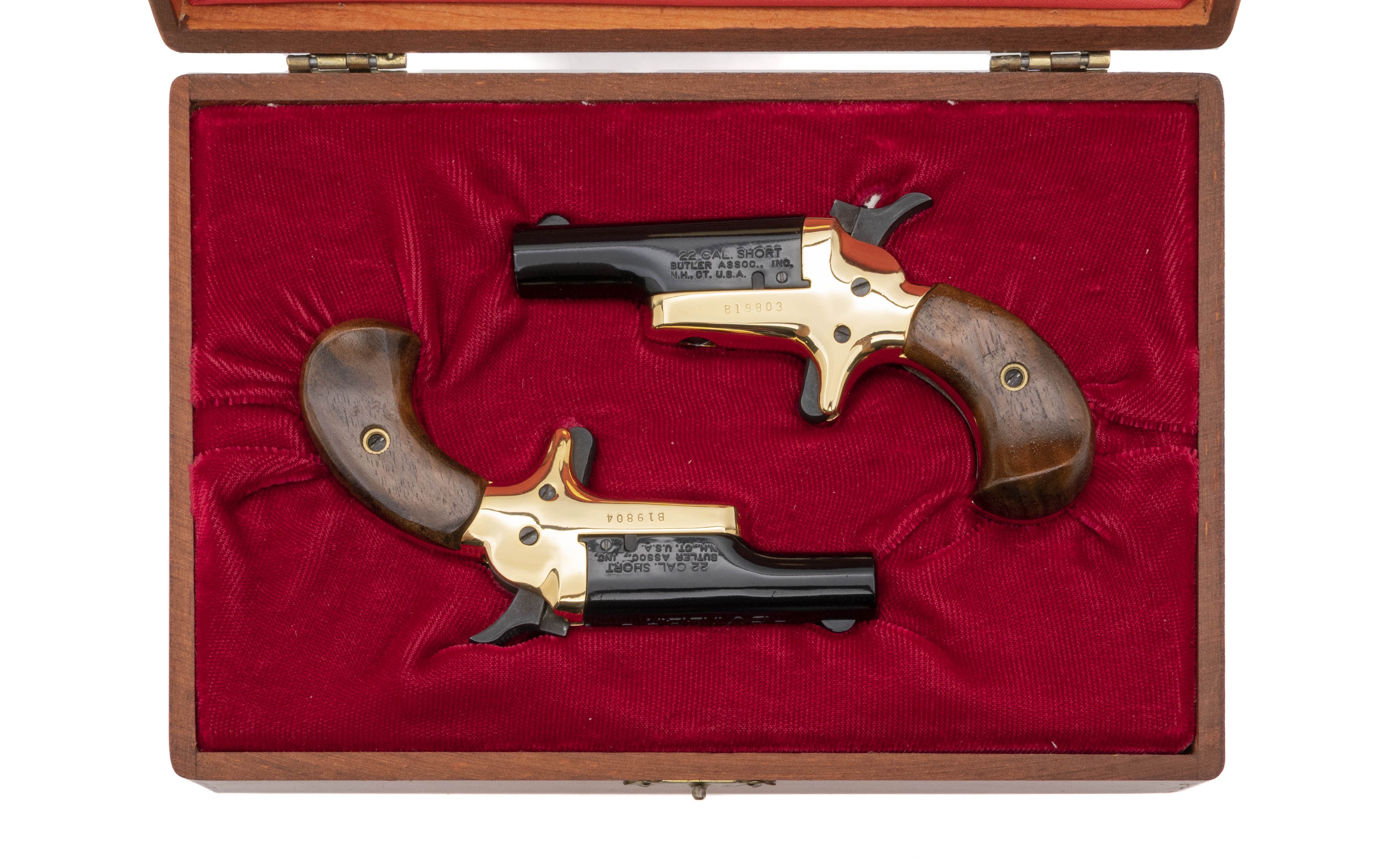 Cased Set of Butler Single Shot pistols .22 Short (PR63636) - Collector ...