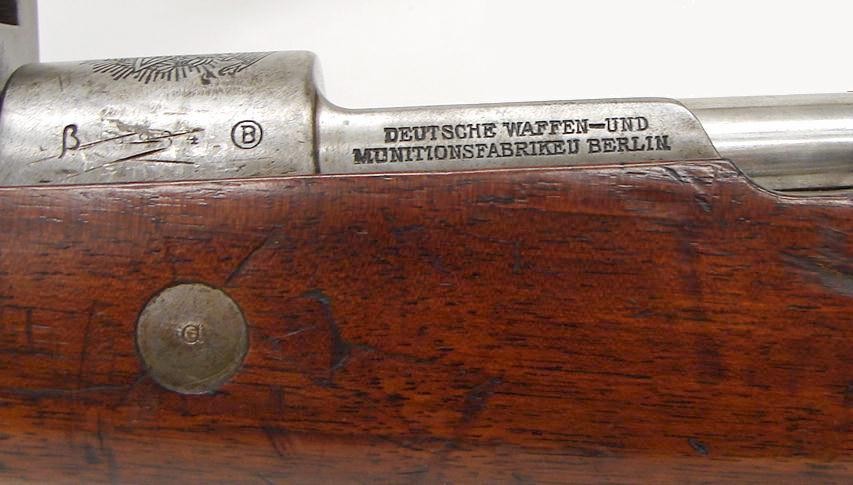 DWM 1908 Brazilian 7mm Mauser caliber pressure test rifle. (R8690 ...