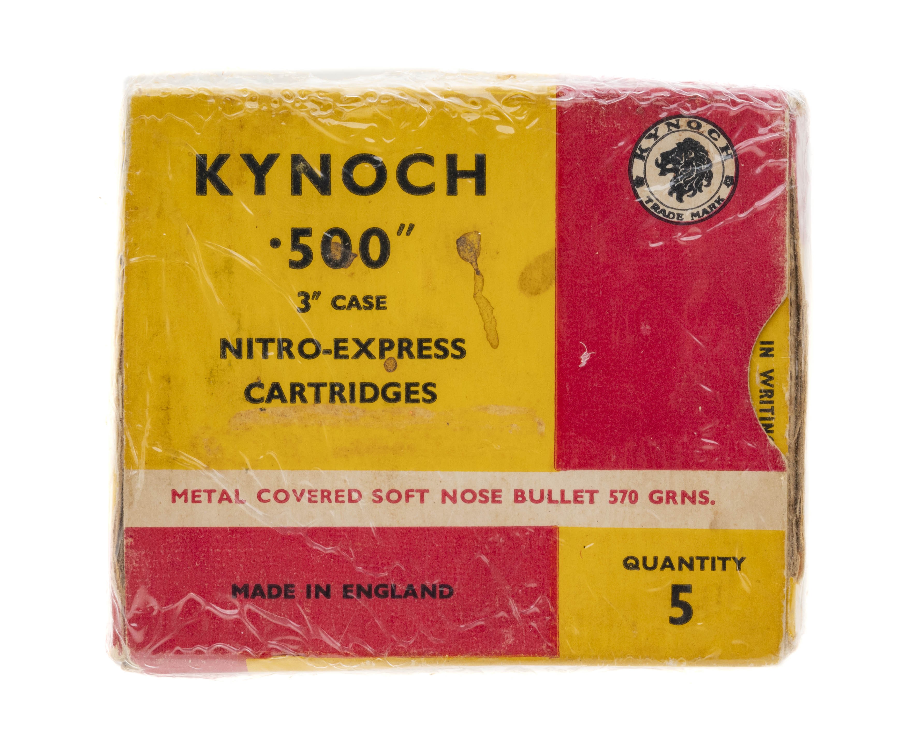 .500 Nitro-Express 570grns by Kynoch (AM1624) - Collectors Firearms