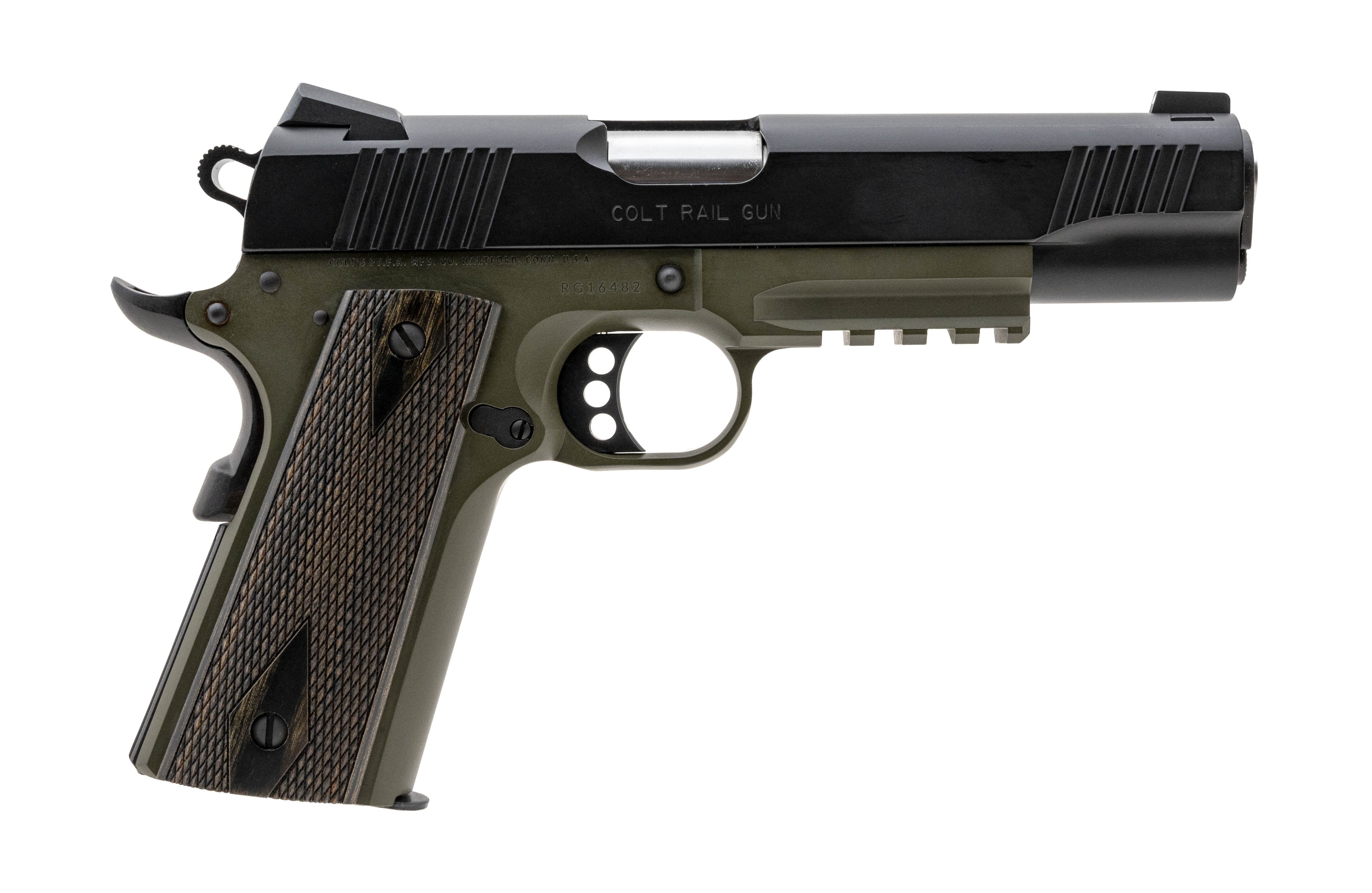 Colt Rail Gun Pistol .45 ACP (C19036) - Collectors Firearms