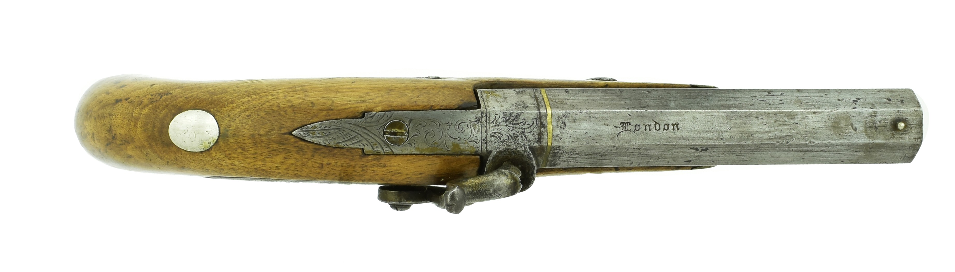 British Percussion Pistol by Chance & Son (AH5309) - Collectors Firearms