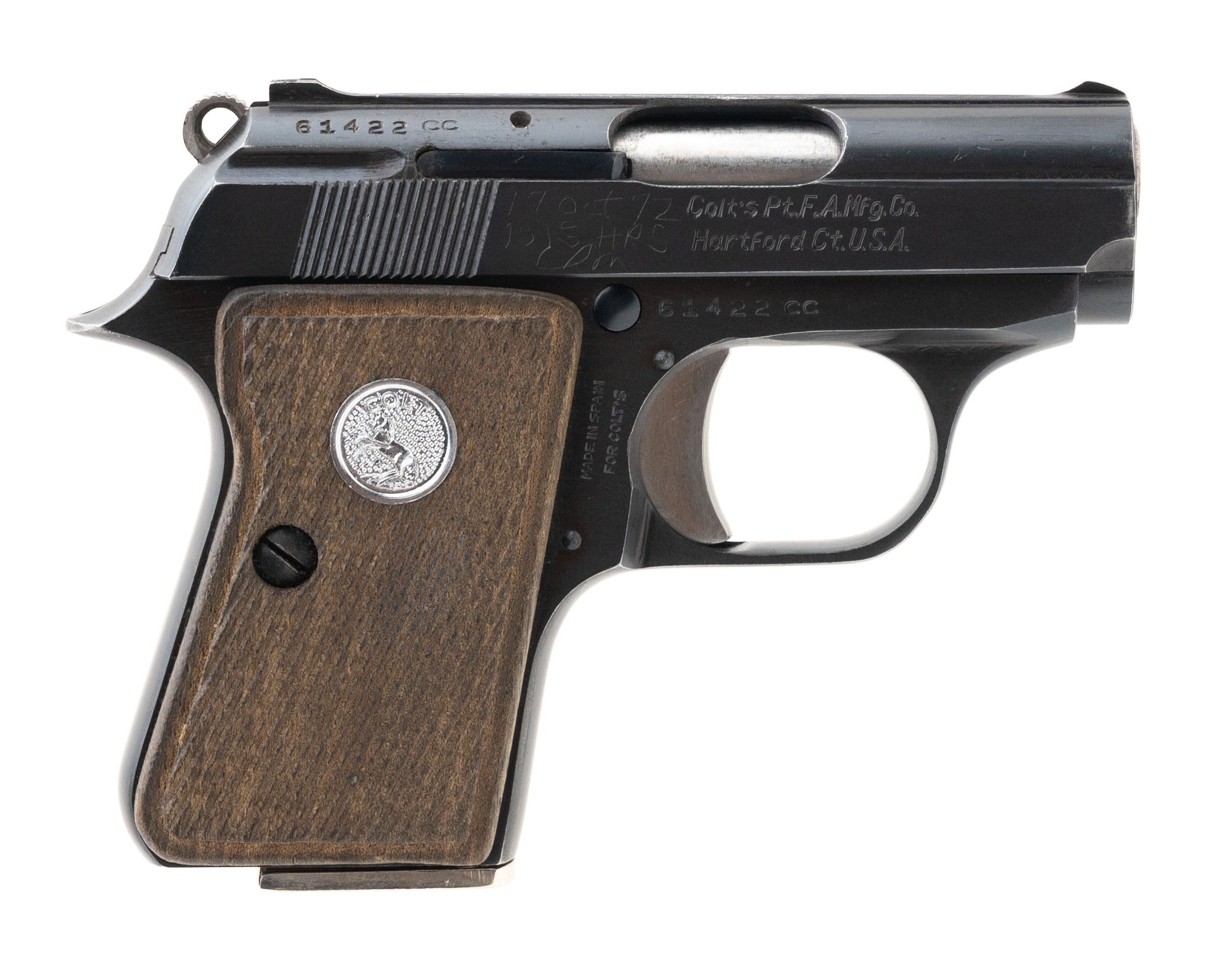 Colt Junior Pistol .22 Short (C19325) - Collector’s Firearms