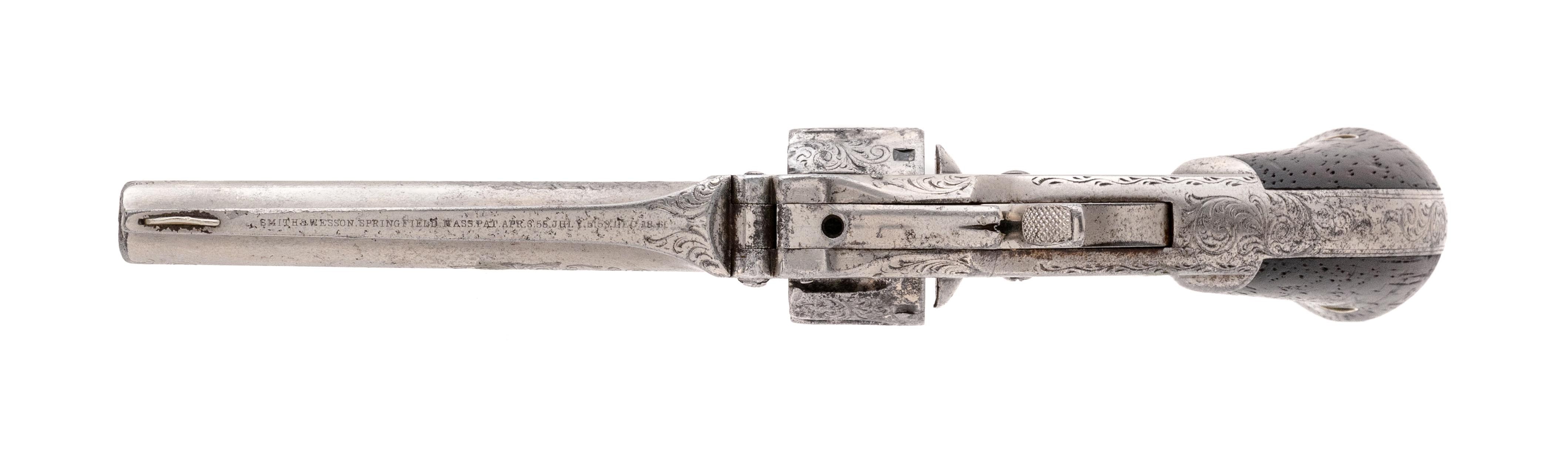 Engraved Smith & Wesson Model No.1 3rd Issue .22 Short RF (AH8531 ...