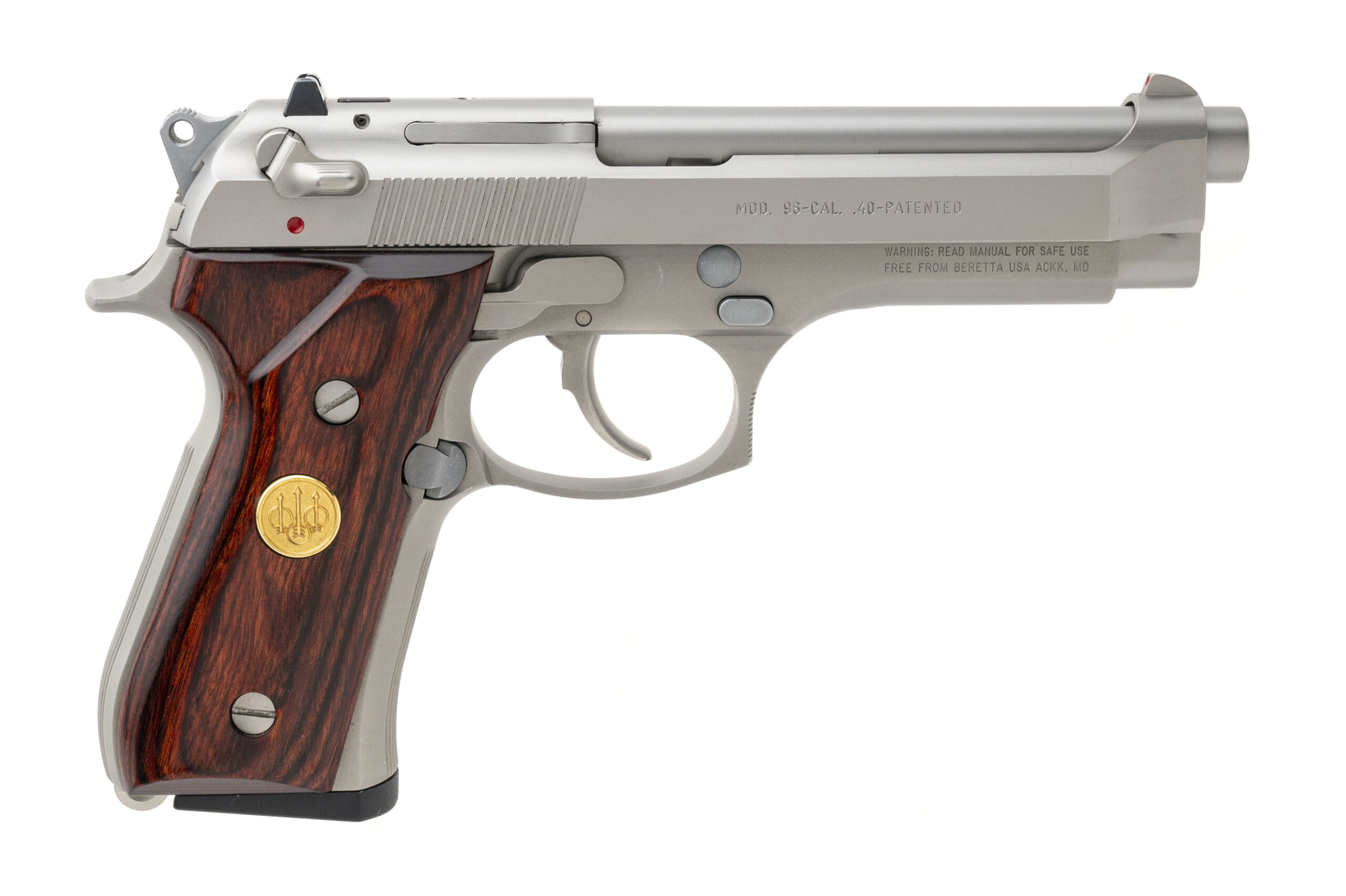 Beretta 96 Inox Pistol .40cal (PR71427) - Collectors Firearms
