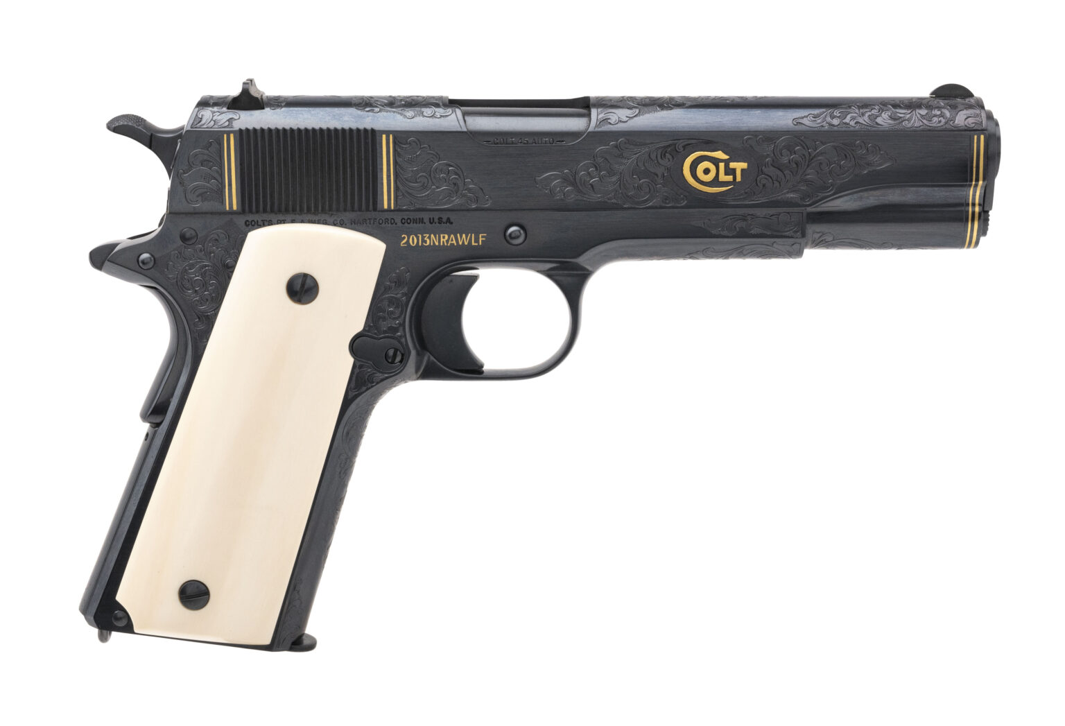 Colt Government Factory Engraved Pistol .45 ACP (C20542) - Collectors ...