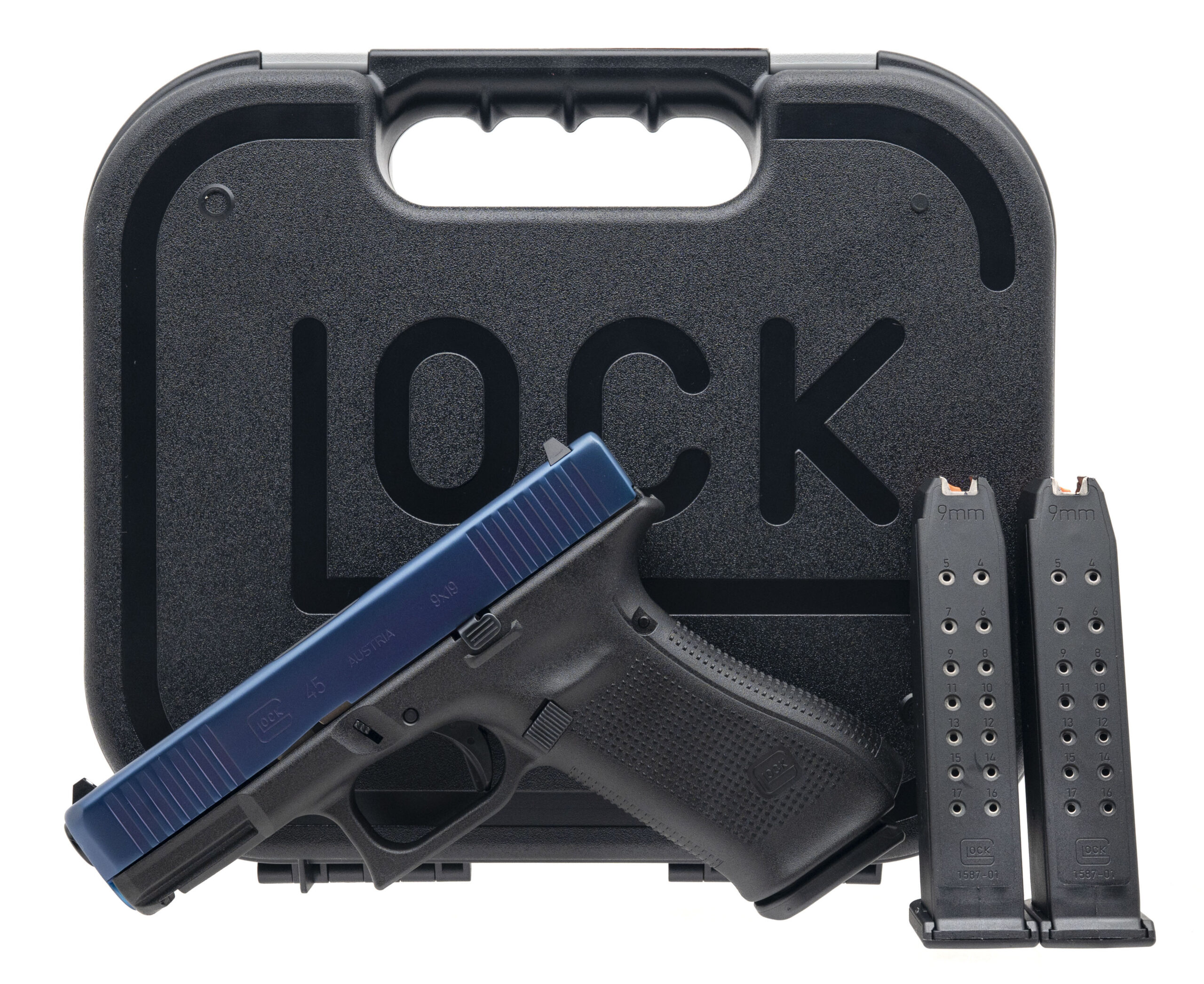 (SN: BXLS544) Glock 45 'Matte Blue' Pistol 9mm (NGZ5850) NEW ...