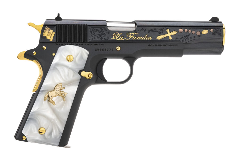 (SN: GV064773) CNC "La Familia" Colt Government 1911 Pistol .38 Super ...