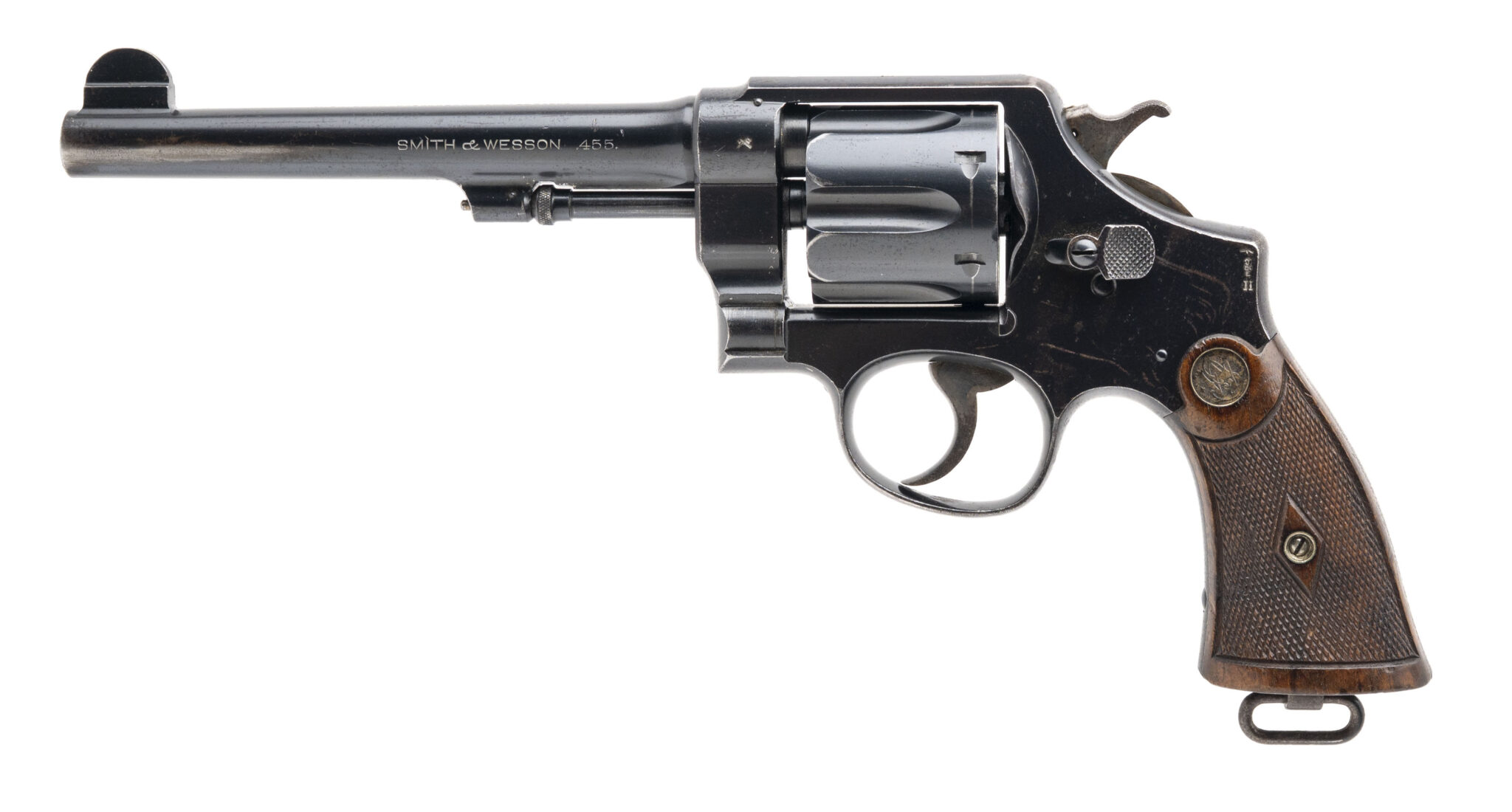 WWI British Smith & Wesson 2nd Model Mark II Hand Ejector DA revolver ...