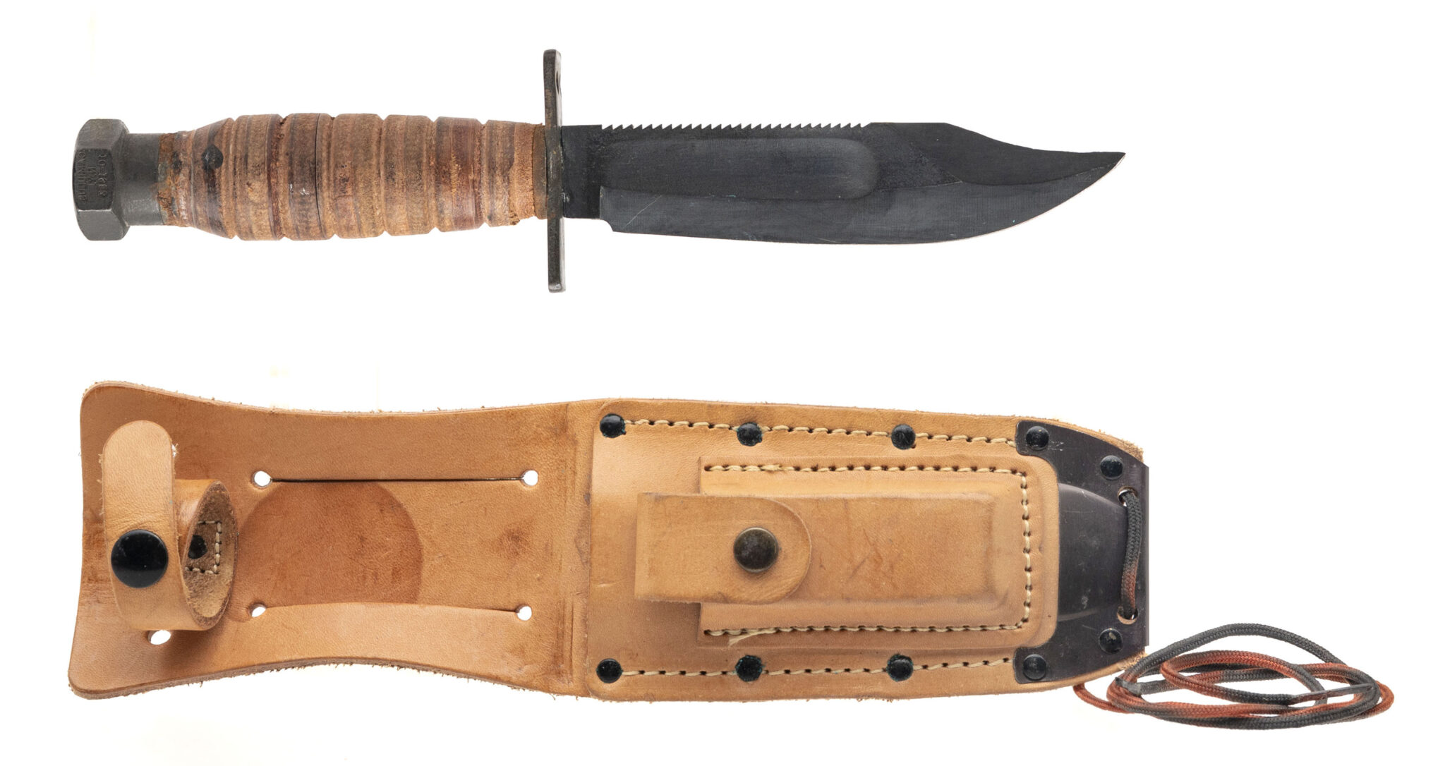 CAMILLUS N.Y. 1983 U.S. AIR FORCE JET PILOT SURVIVAL KNIFE WITH SHEATH ...