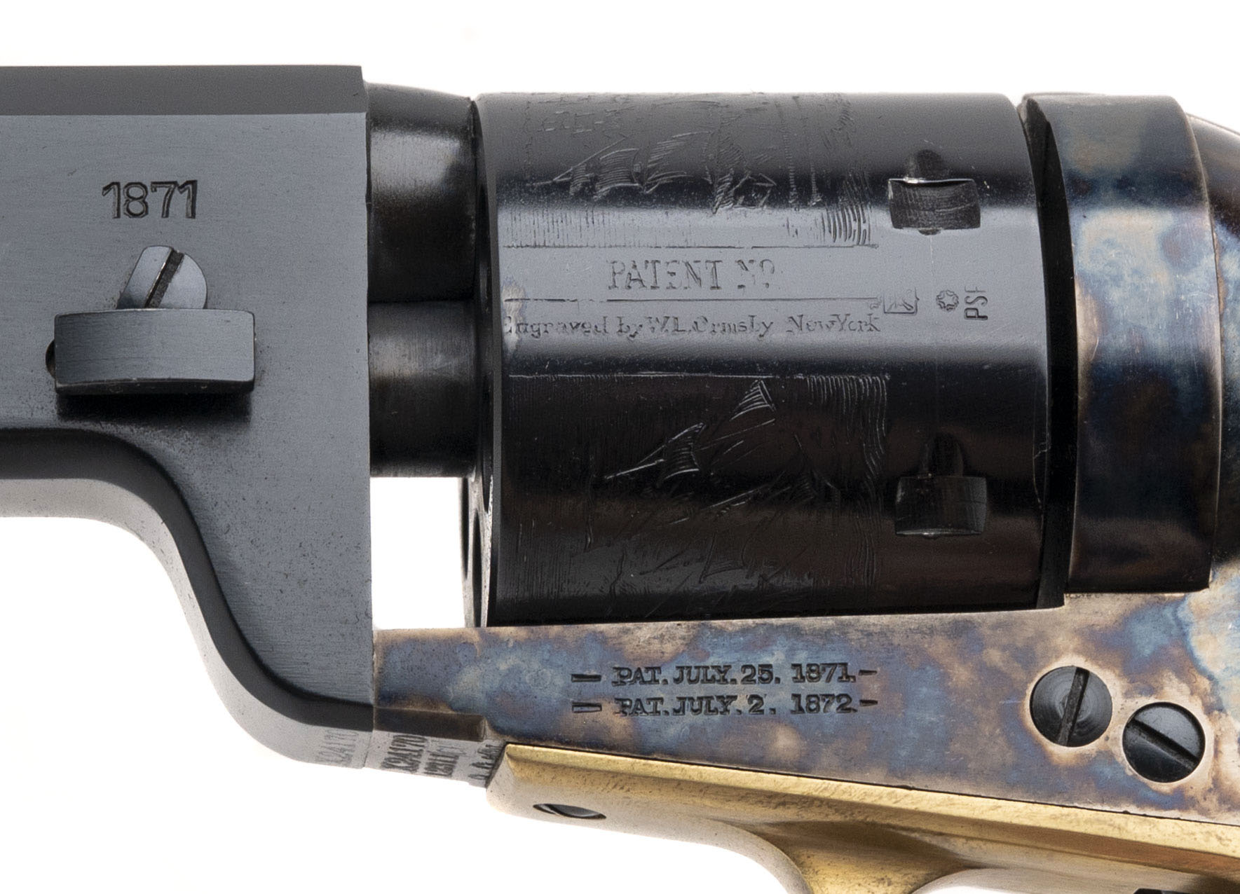 Cimarron 1871 Revolver .38 Colt (L2025-08071) - Collectors Firearms