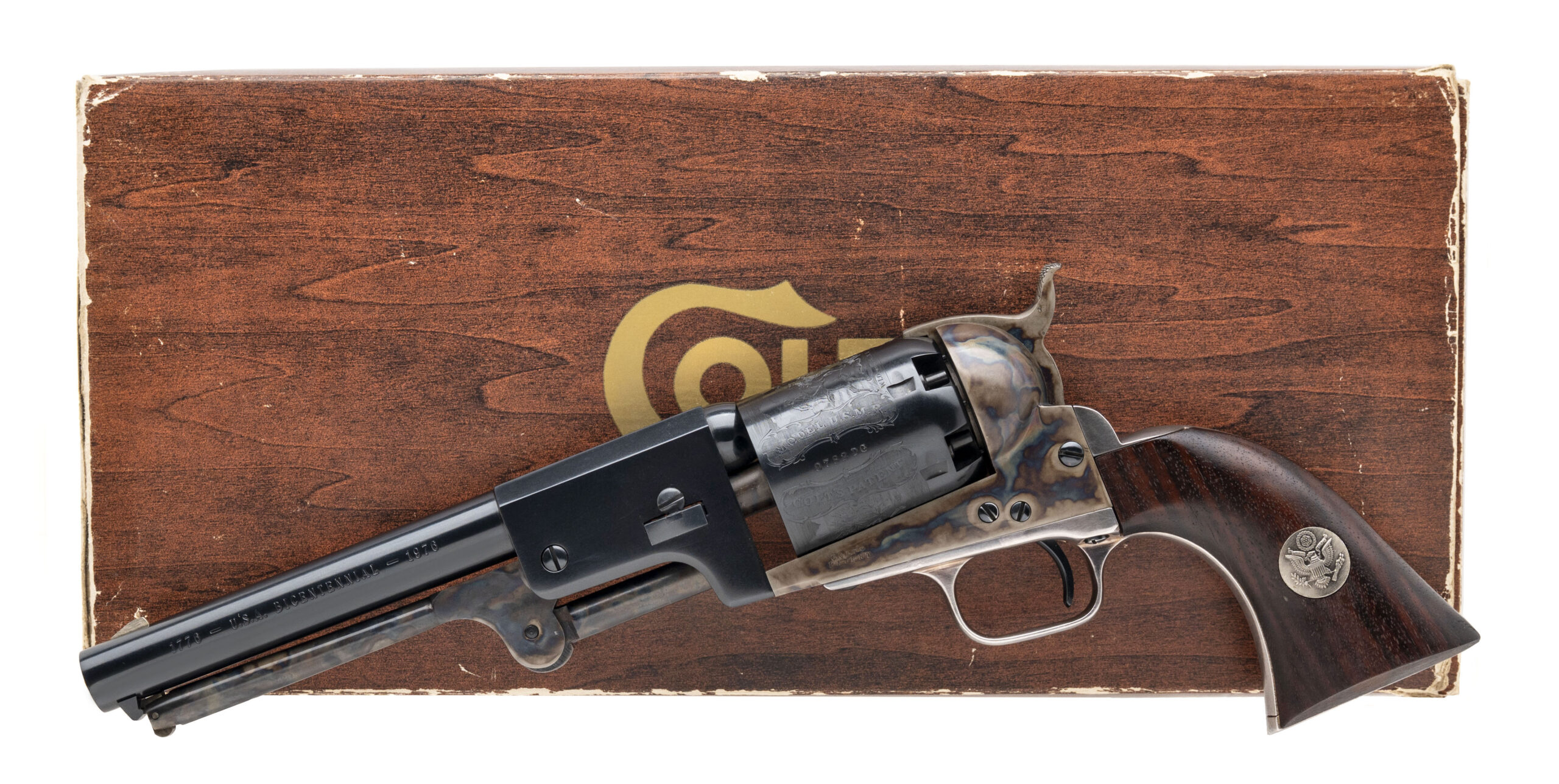 Colt 3rd Model Dragoon 2nd Gen U.S. Bicentennial Commemorative Black ...