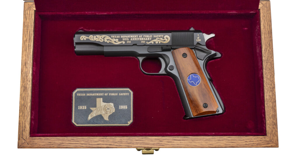 Colt Government Texas DPS 50th Anniversary Commemorative Pistol .45 ...