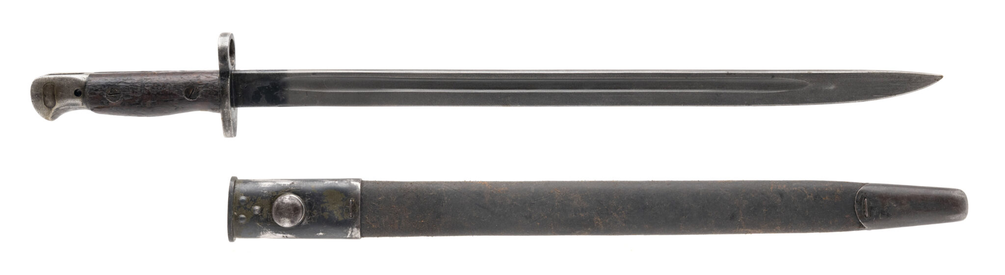 WW1 1907 BRITISH ENFIELD BAYONET WITH SHEATH (MEW4301) - Collectors ...