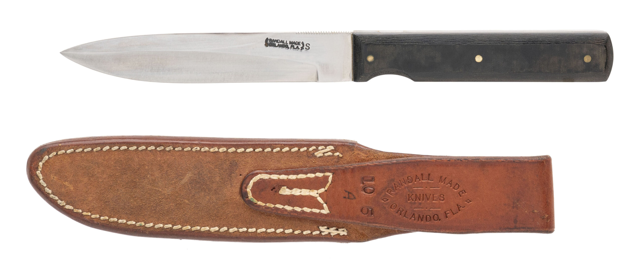 RANDALL MODEL 10-5 SALT FISHERMAN KNIFE STAINLESS W/JRB SHEATH (K10314 ...