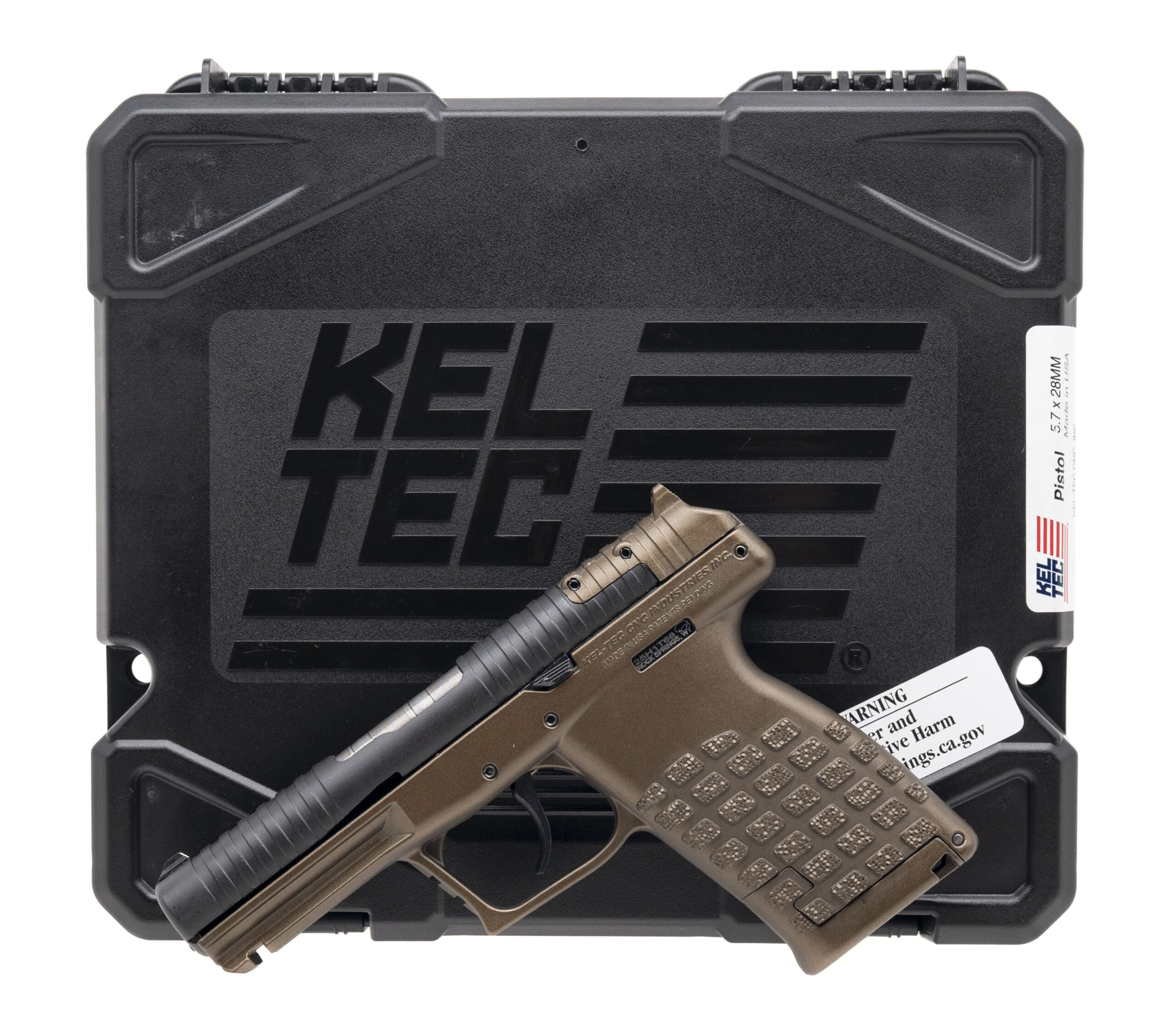 (SN: 25H1T68) Kel-Tec PR-57 Midnight Bronze Pistol 5.7x28mm (L2025 ...