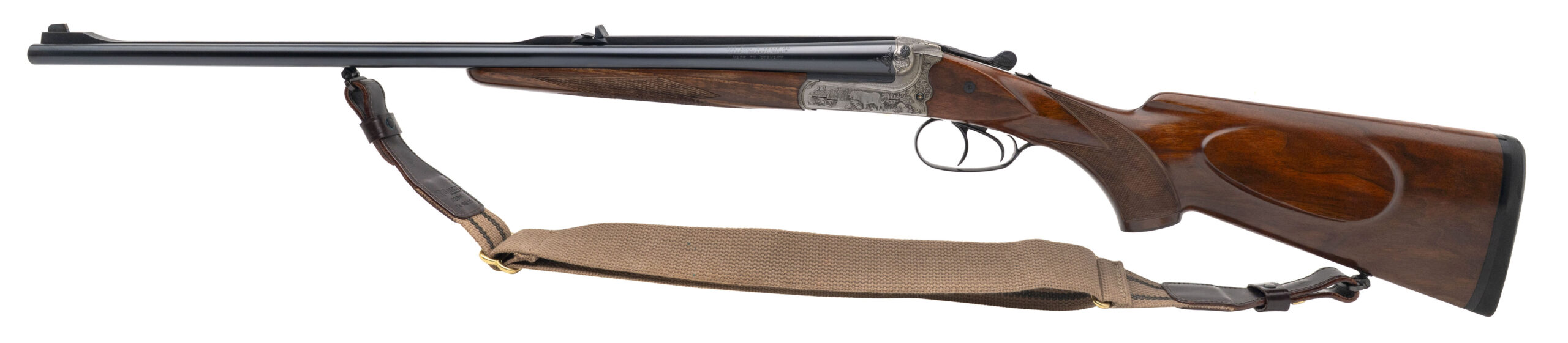 MERKEL SAFARI SIDE BY SIDE DOUBLE RIFLE .375 H&H MAGNUM (L2025-10949 ...