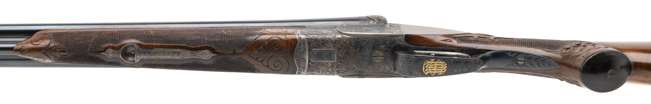 SUPERB FRED ADOLPH DRILLING 28GAX28GA/22 HORNET WITH EJECTORS (184193) - Collectors Firearms
