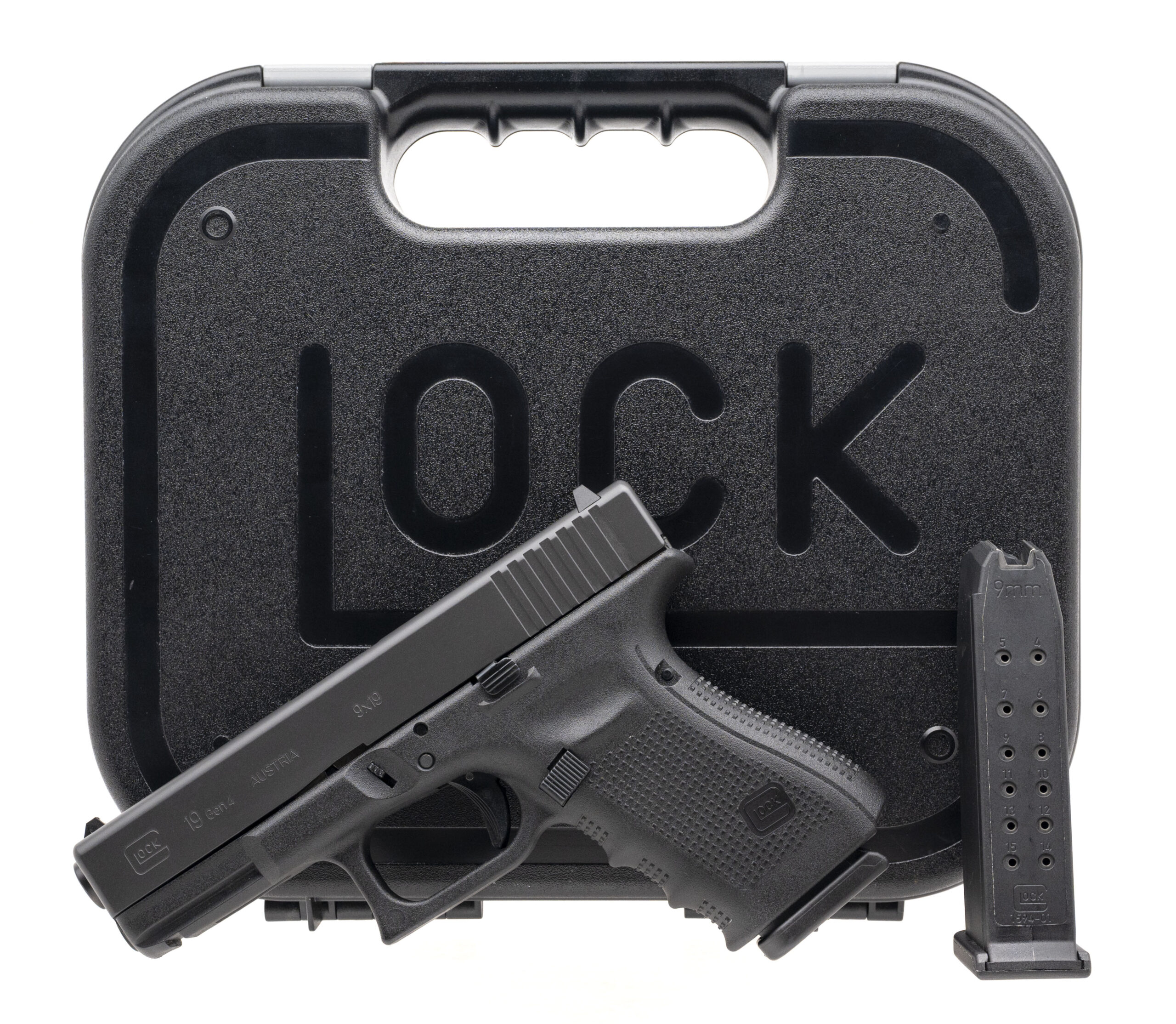Glock 19 Gen 4 Pistol 9mm (L2025-12560) - Collectors Firearms