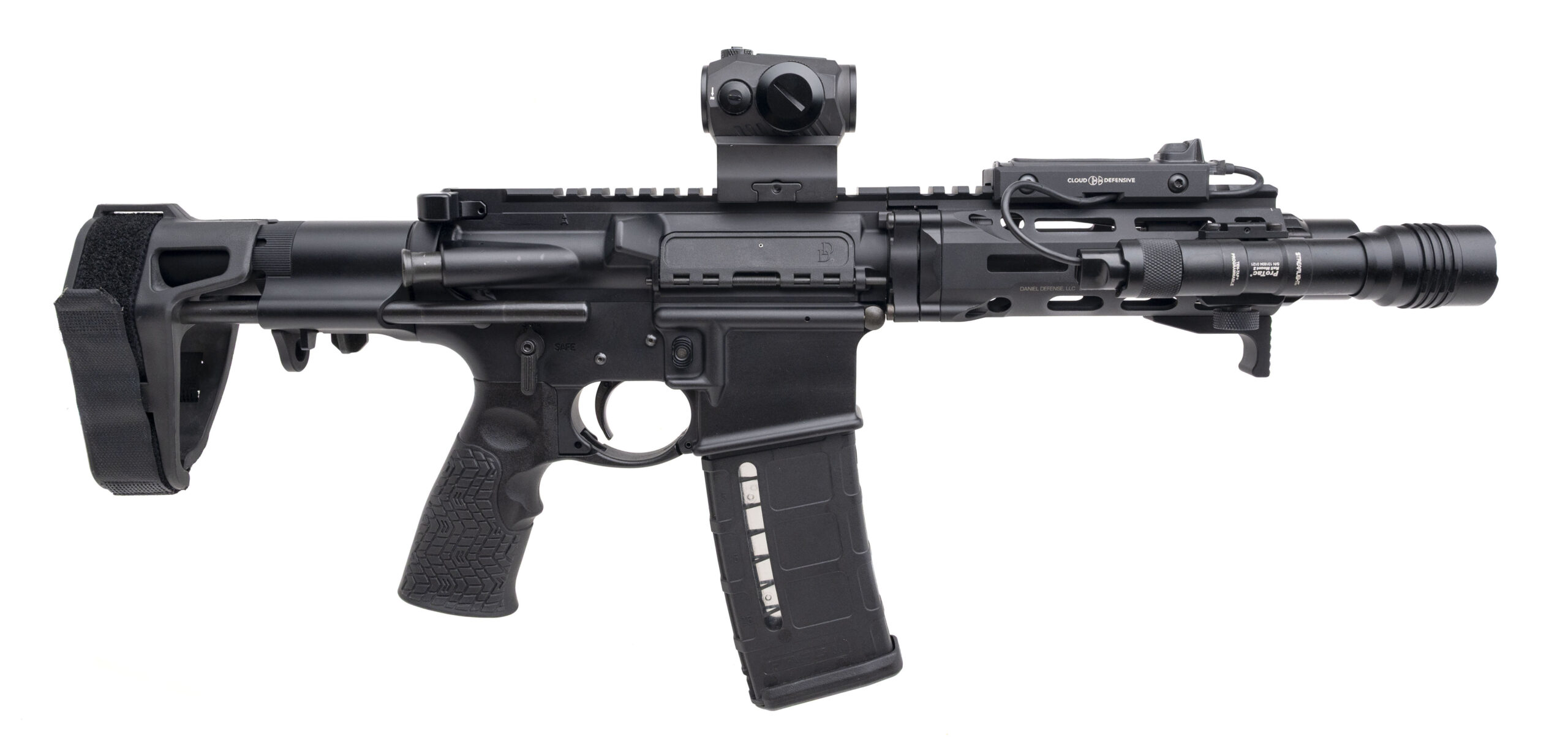 Daniel Defense DDM4 PDW Pistol .300 Blackout (L2025-13667) - Collectors ...
