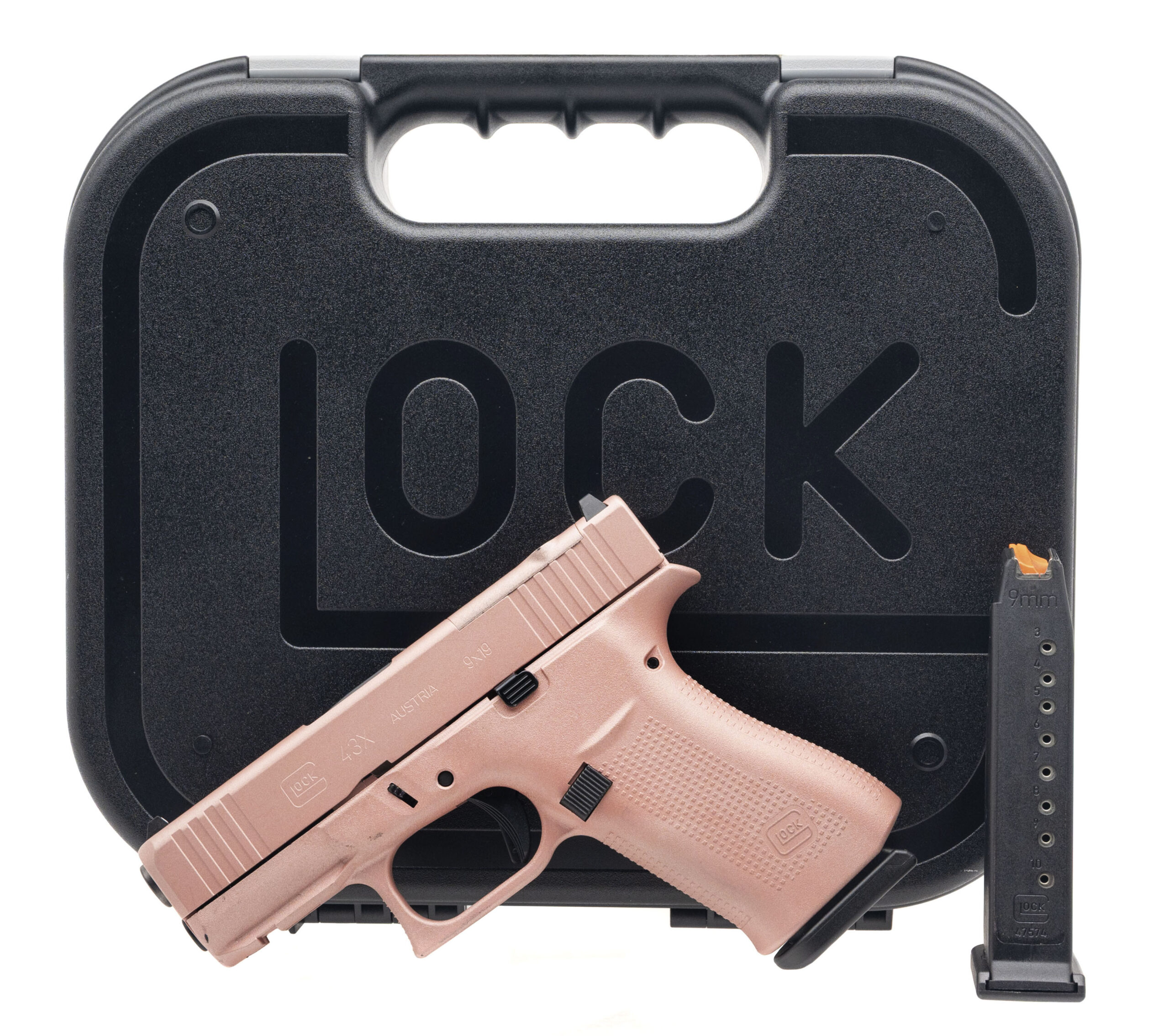 Glock 43X MOS Rose Pistol 9mm (L2025-14450) - Collectors Firearms