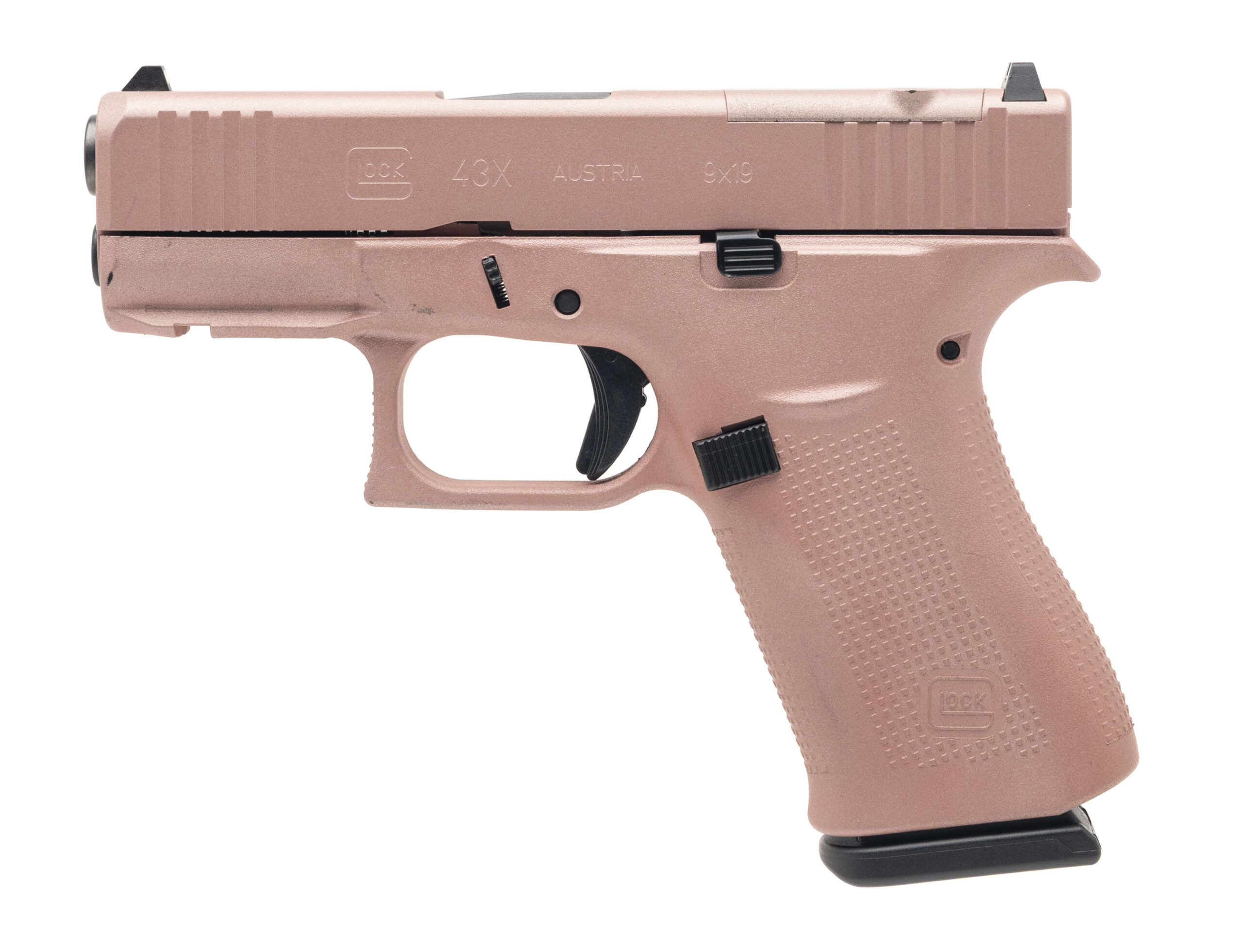 Glock 43X MOS Rose Pistol 9mm (L2025-14450) - Collectors Firearms