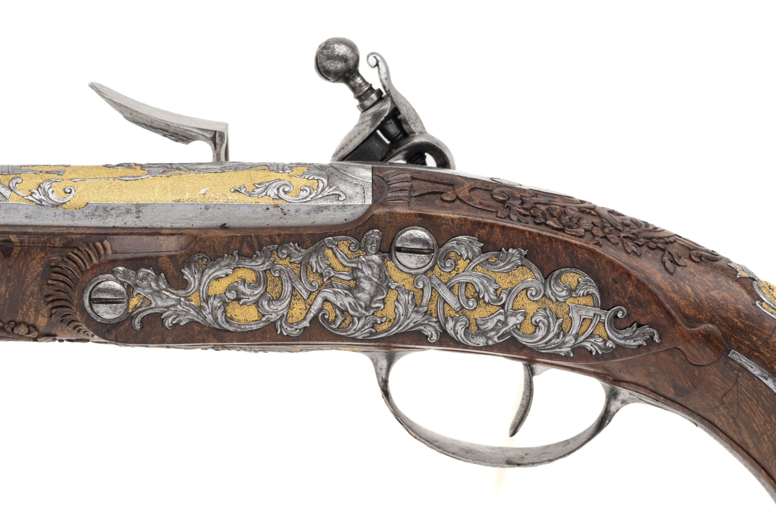 Exceptionally Fine Pair of French Flintlock Garniture Pistols by Henry ...