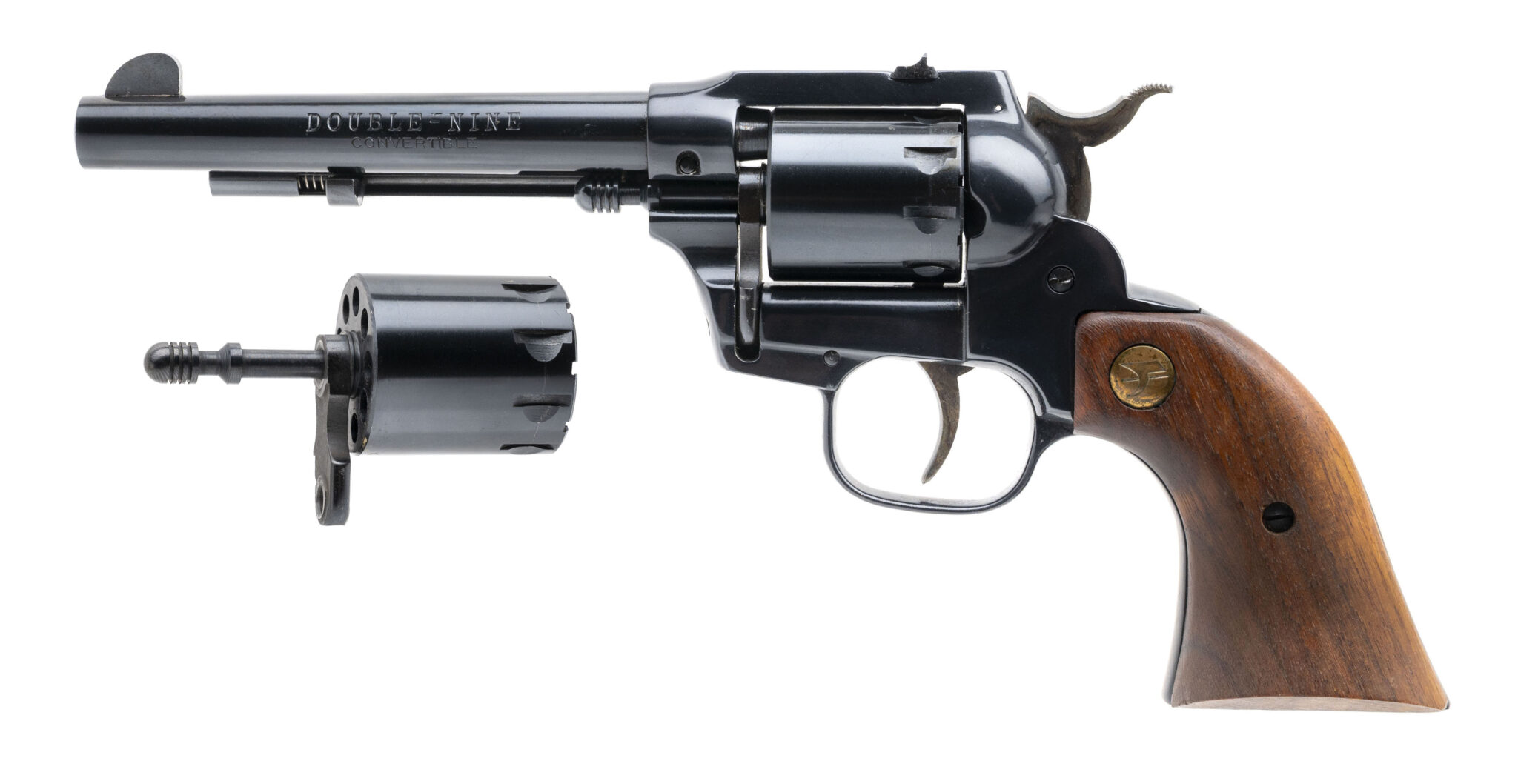 High Standard Double‑Nine Convertible .22/22 Magnum Revolver