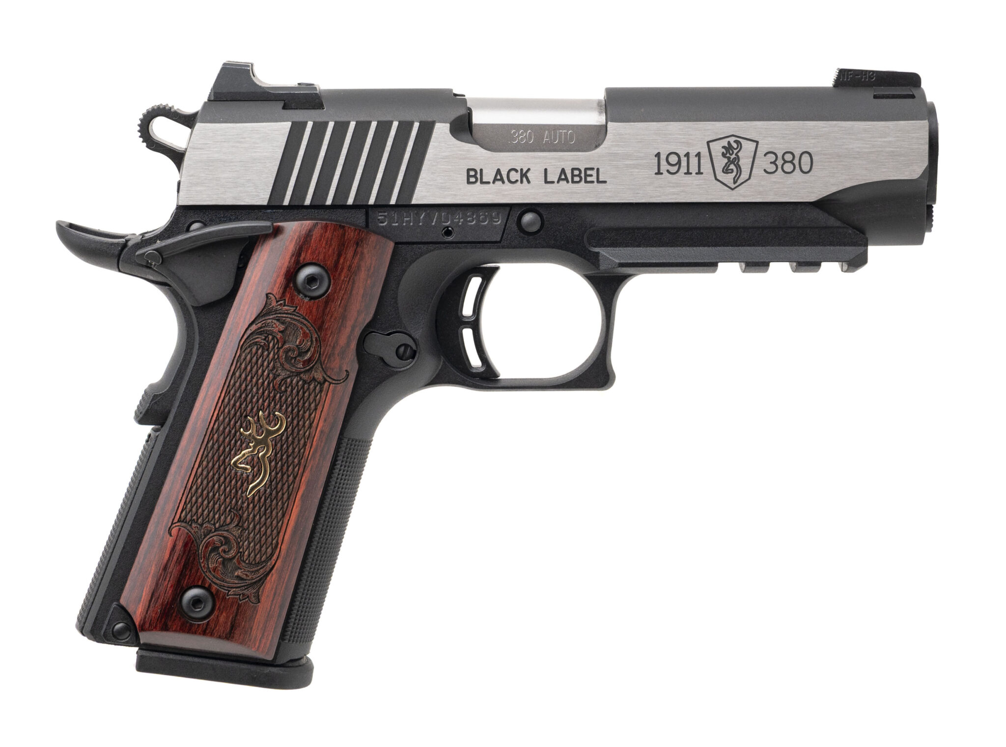 (SN: 51HYV04869) Browning 1911-380 Black Label Medallion Pro Pistol ...