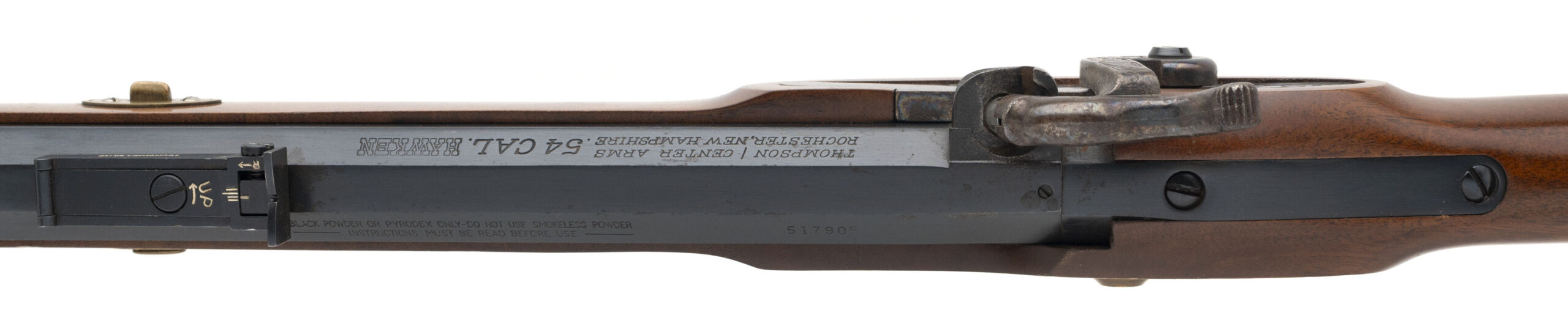 THOMPSON CENTER HAWKEN BLACK POWDER RIFLE 54 CAL (12334946 ...