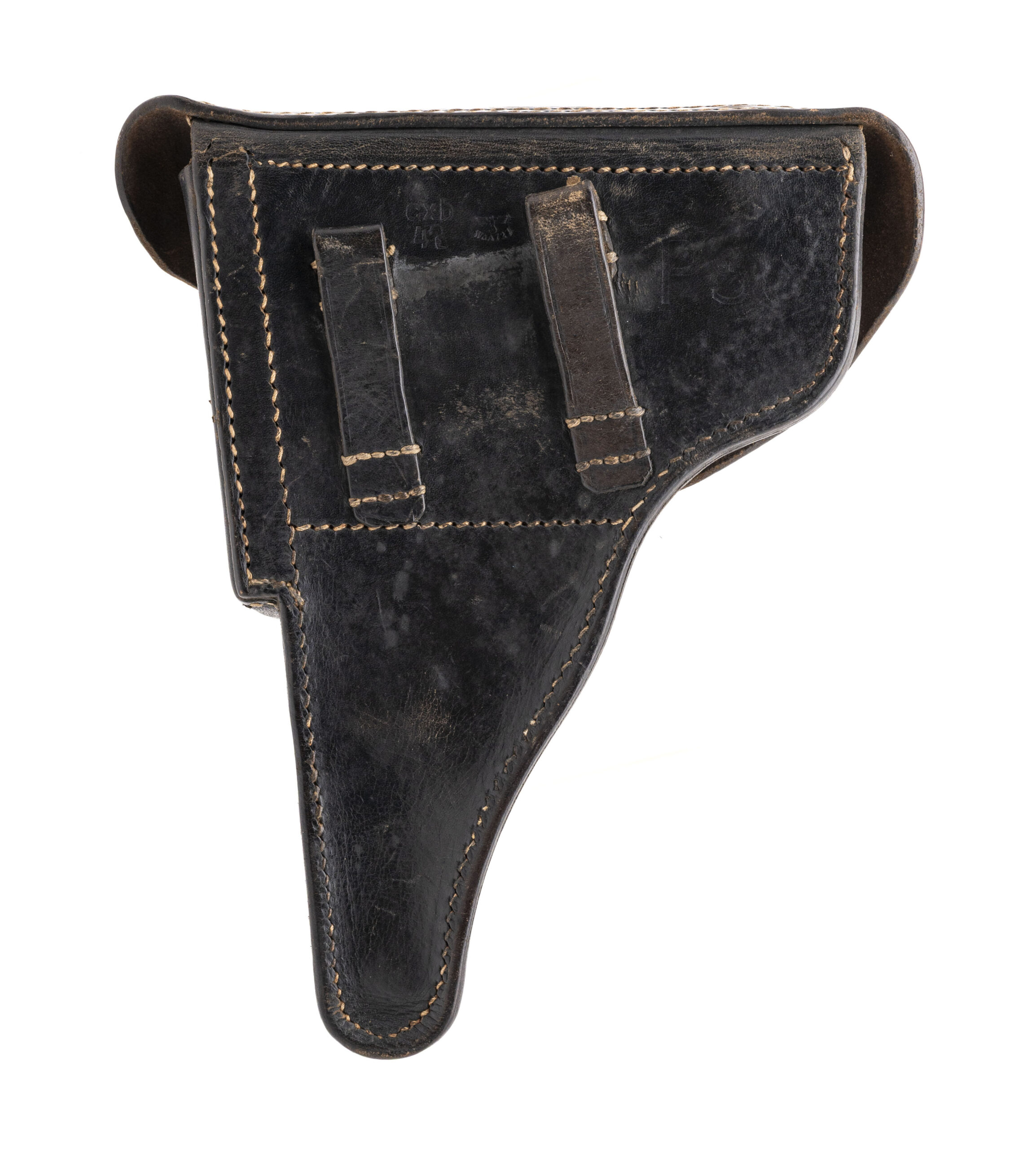 WW2 cxb 42 P-38 leather pistol holster (12339368) - Collectors Firearms