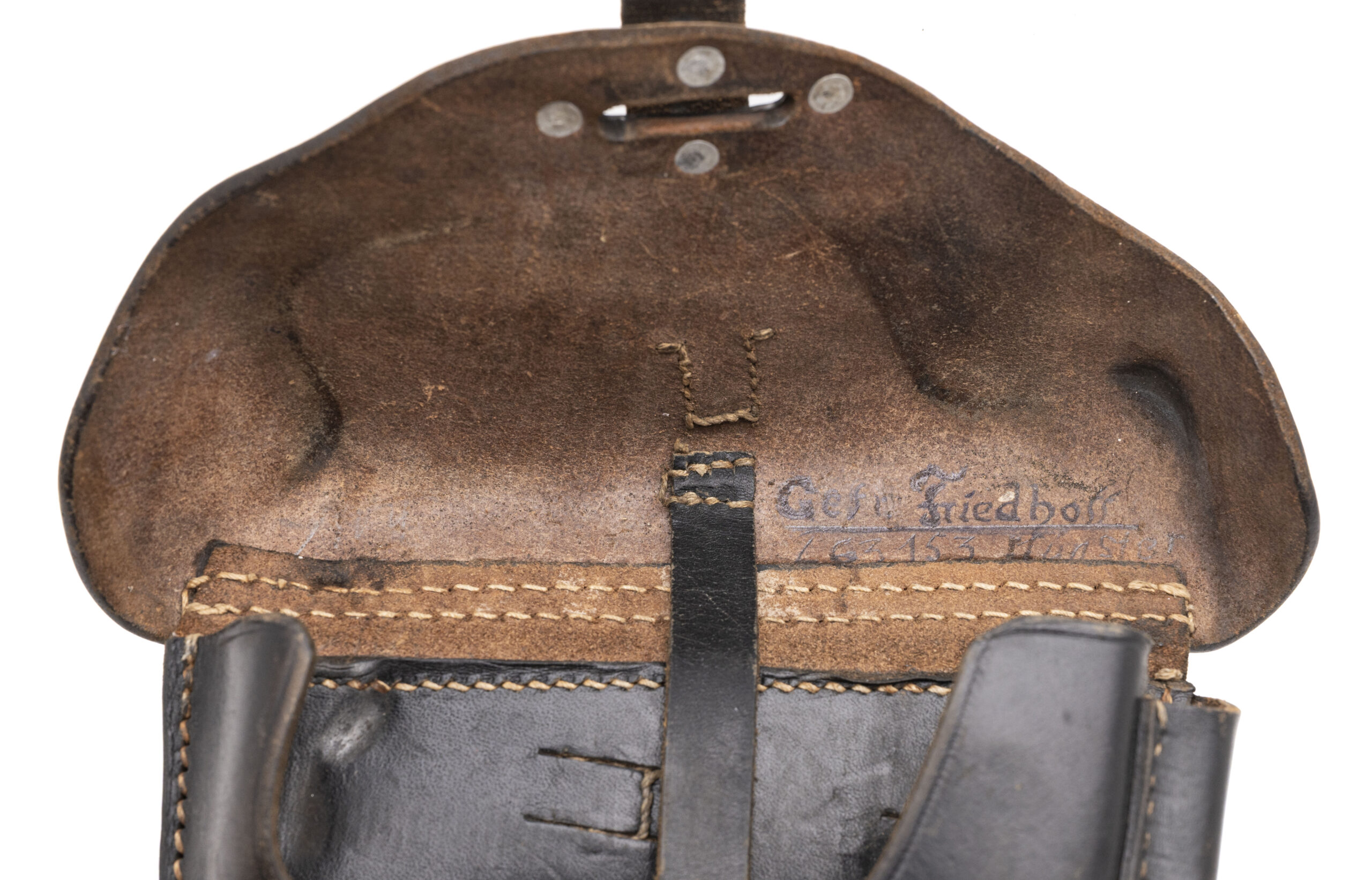 WW2 cxb 42 P-38 leather pistol holster (12339368) - Collectors Firearms