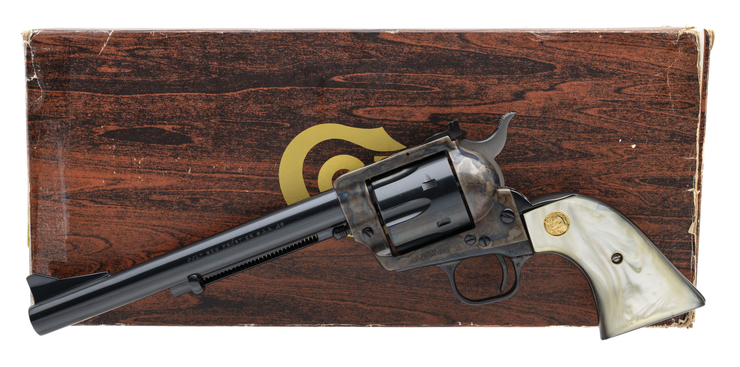 COLT NEW FRONTIER SINGLE ACTION ARMY 3RD GEN REVOLVER .45 COLT (L2025 ...
