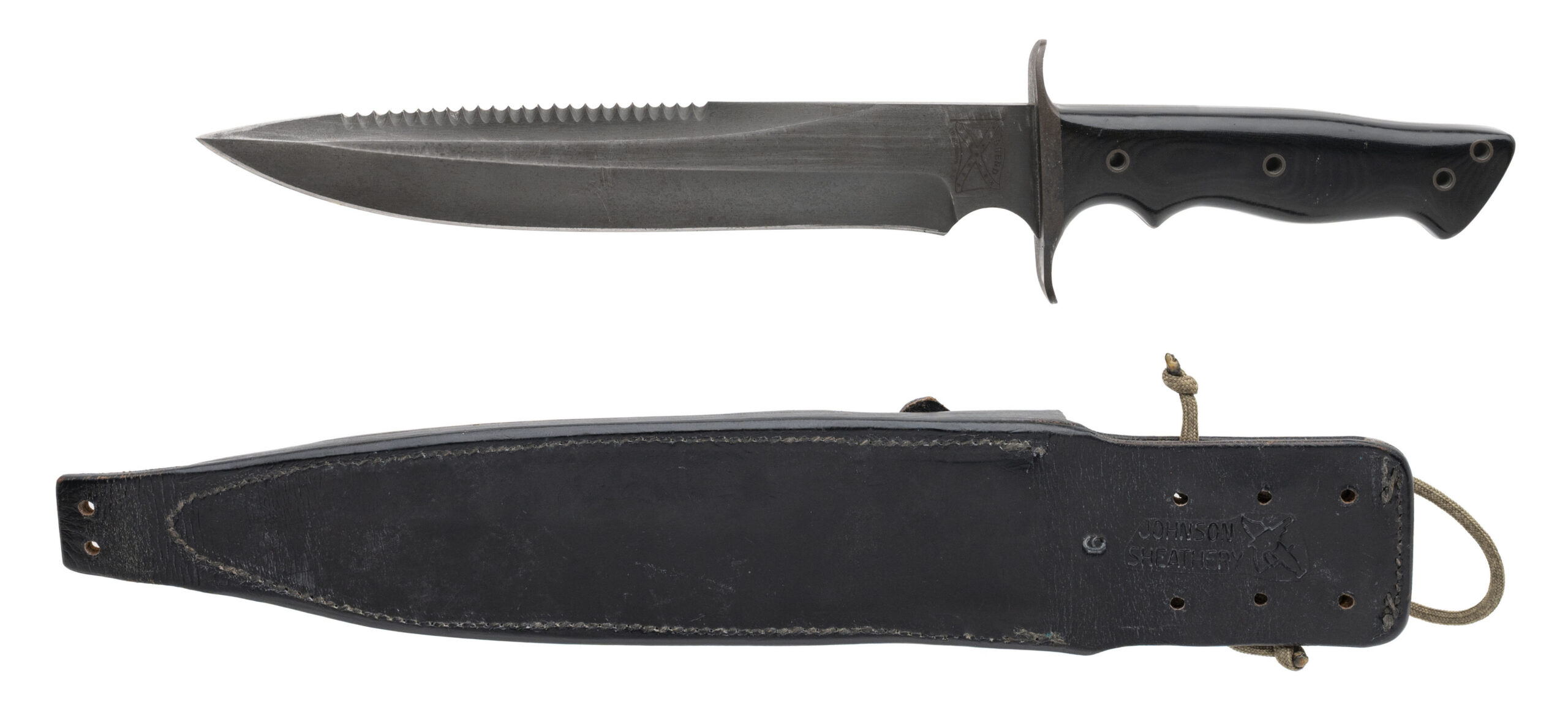 WALTER BREND CUSTOM MODEL 2-9 FIGHTING KNIFE W/SHEATH (68630 ...