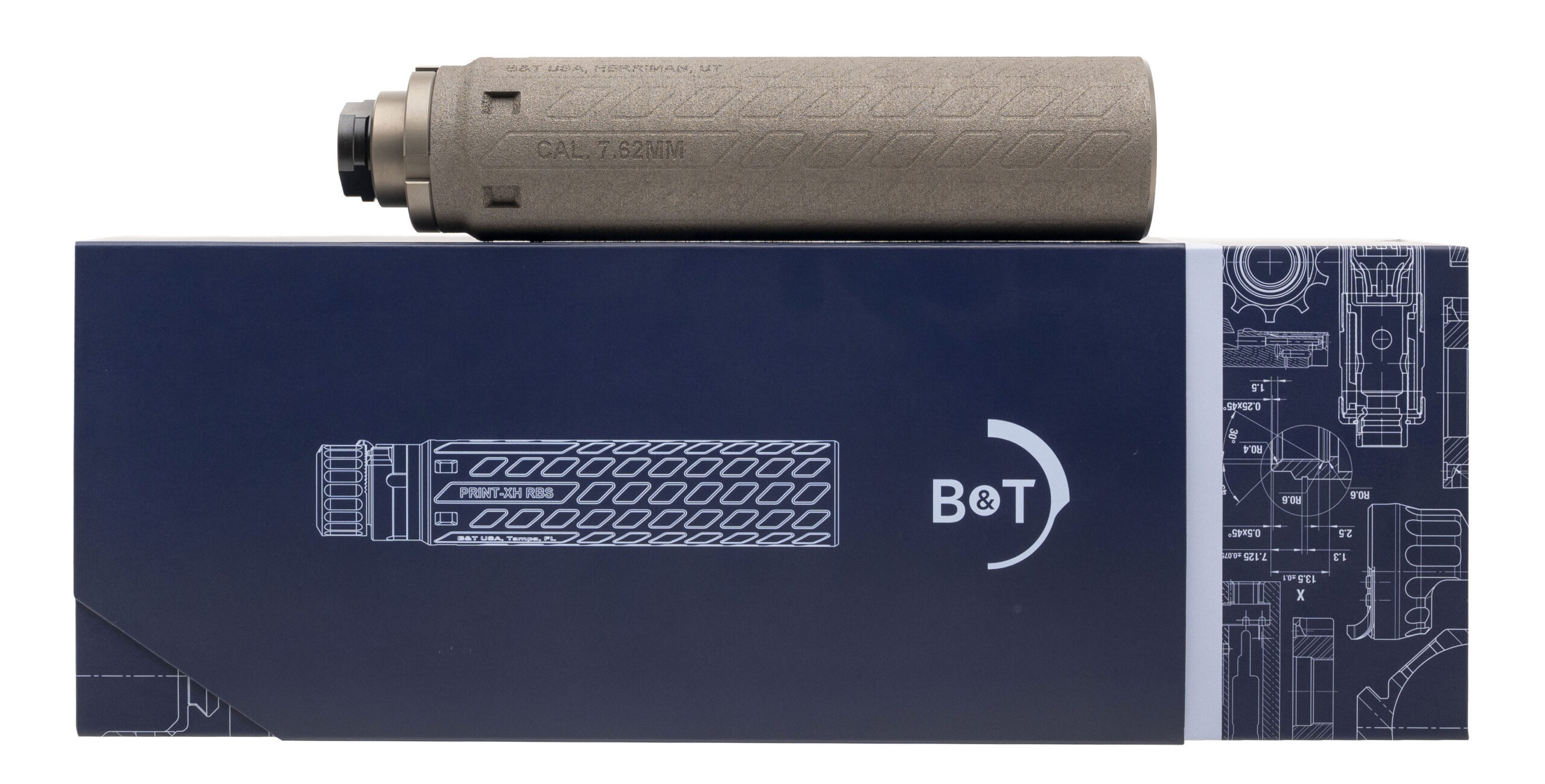 (SN: 26-08993) B&T PRINT-X RBS Ti SUPPRESSOR 7.62MM (L2026-05491) NEW ...
