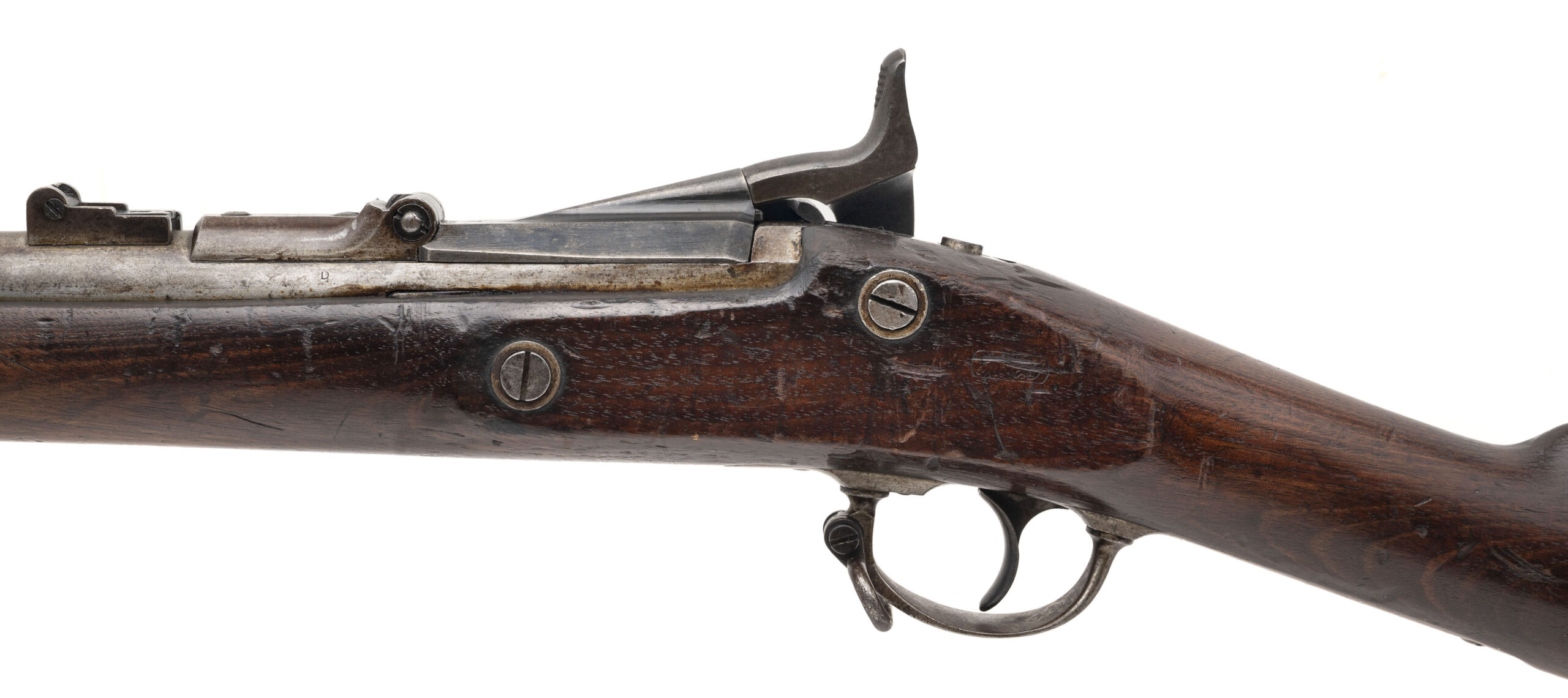 U.S. Springfield Model 1866 2nd Allin Conversion Trapdoor Rifle .50-70 ...
