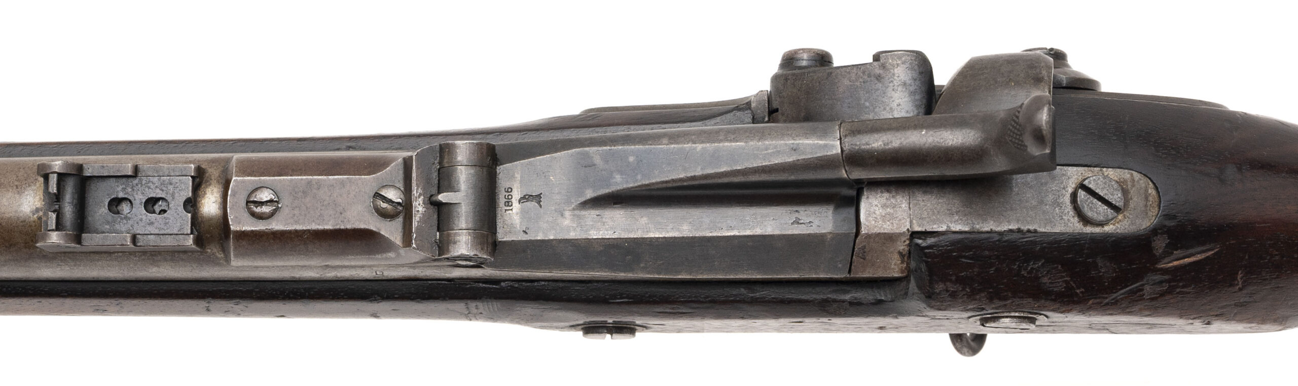 U.S. Springfield Model 1866 2nd Allin Conversion Trapdoor Rifle .50-70 ...