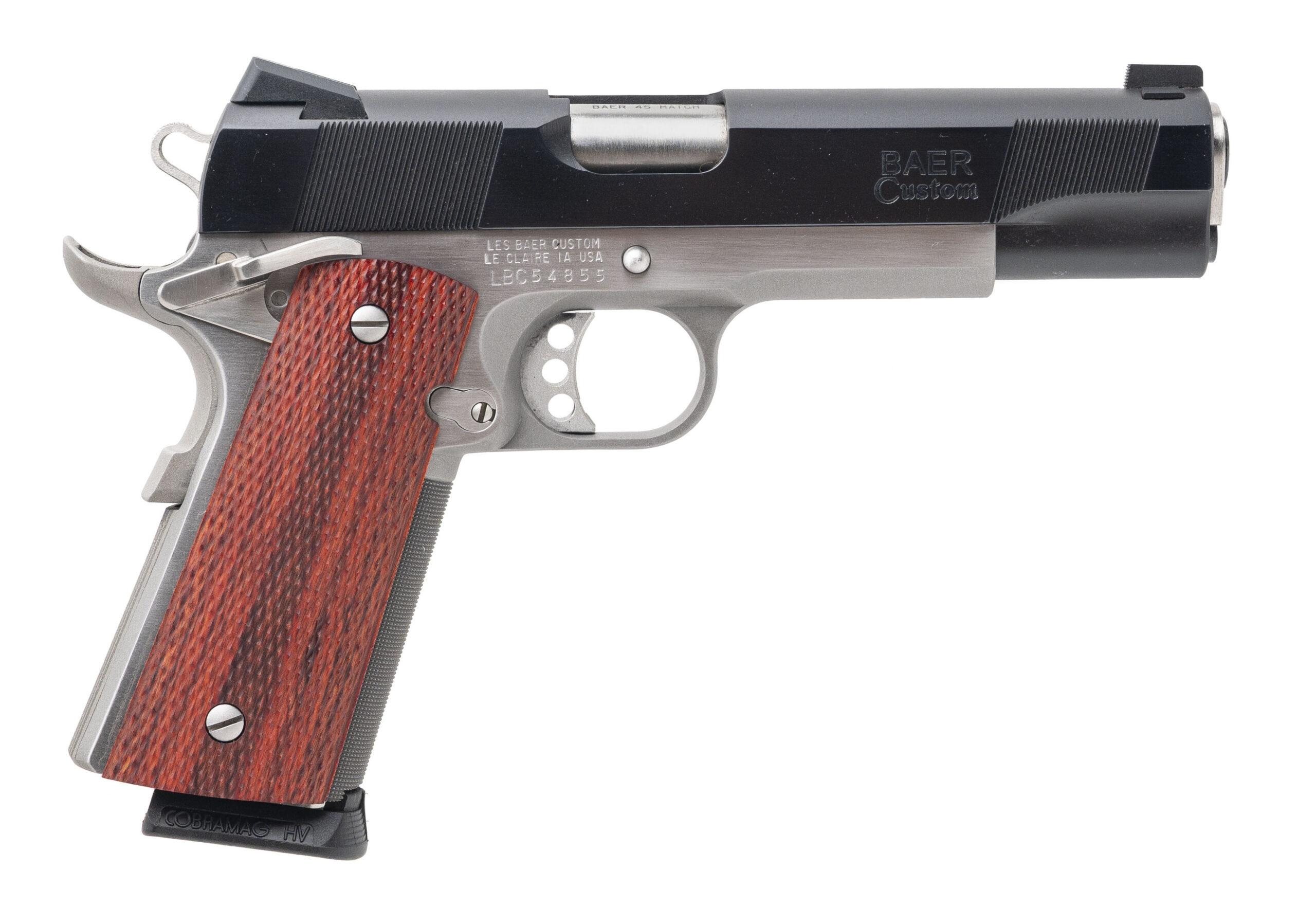 LES BAER COSTOM BOSS 45 1911 PISTOL .45ACP (L2026-07783) - Collectors ...